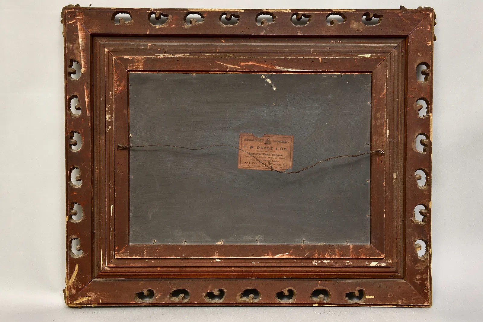 Signed Hart The Ride Of Paul Revere Oil On Canvas Painting In Carved ...