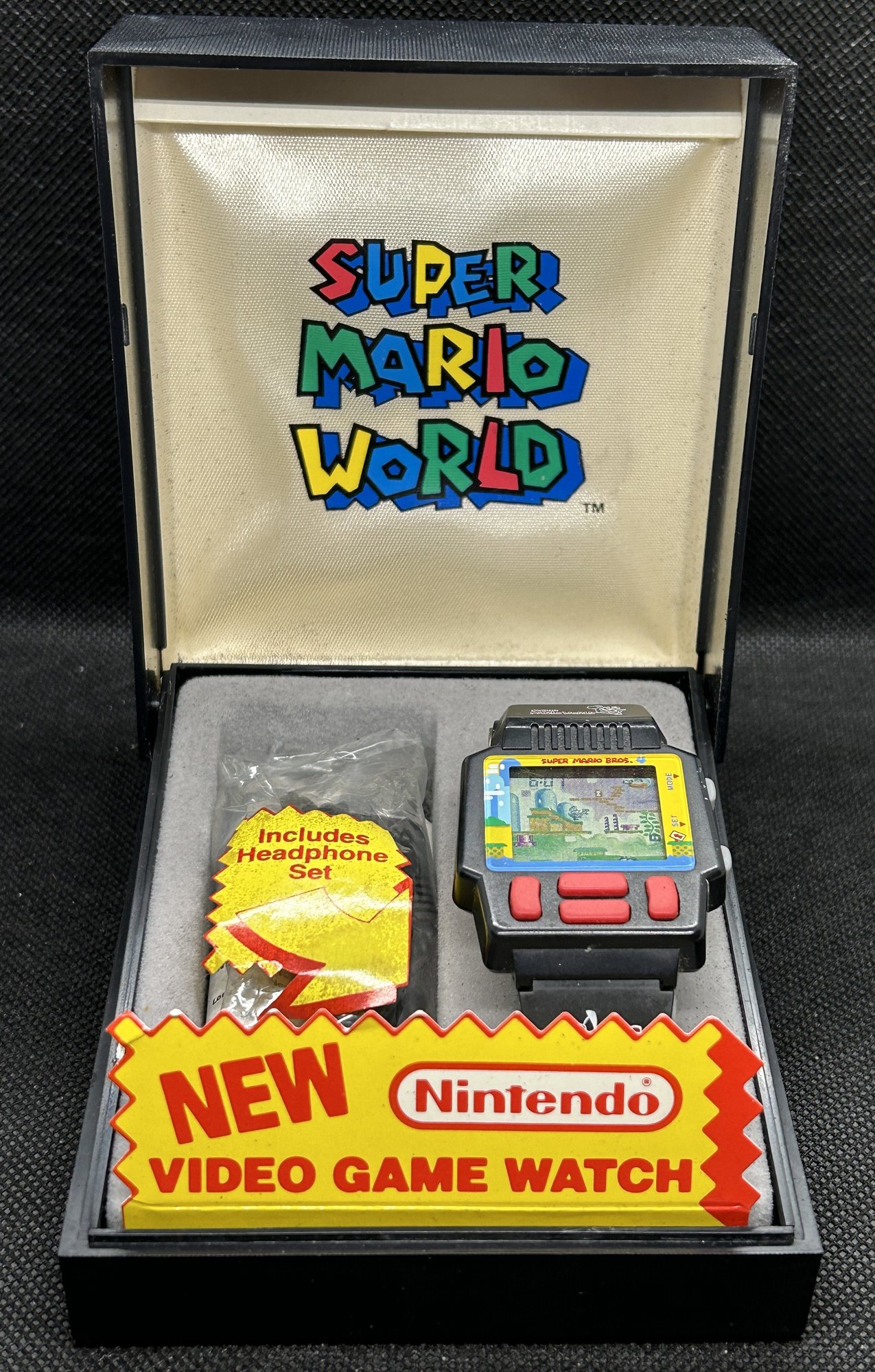 RARE Vintage Nintendo Super Mario World Game Watch In Box #2057137 ...