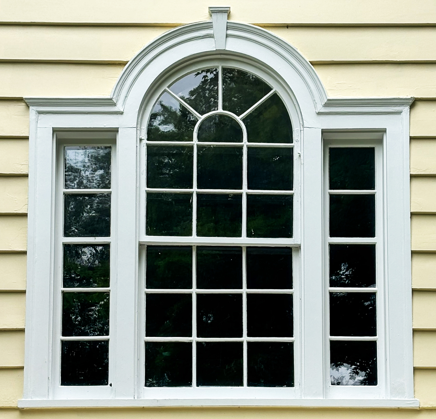An Antique Palladian Window And Associated Trim, Interior And Exterior ...