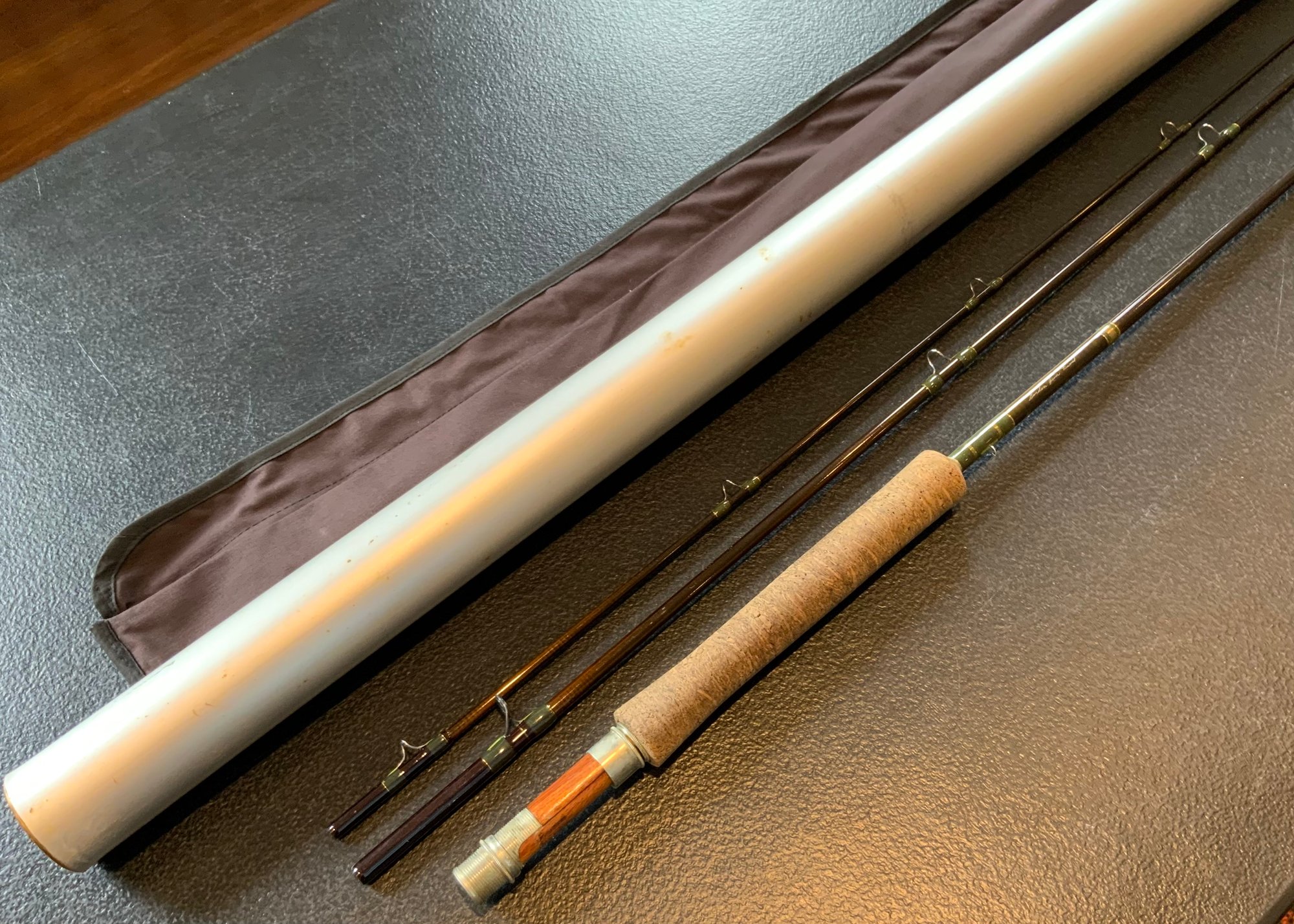 Custom Built Fly Rod By Manhattan Tackle ~ 3 Meter Graphite ~Aluminum ...