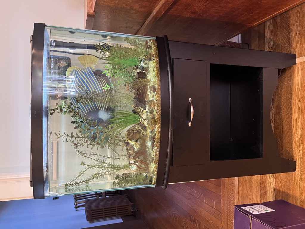 Aqueon 26 Gallon Deluxe LED Bow Fish Tank Aquarium #2048979 ...