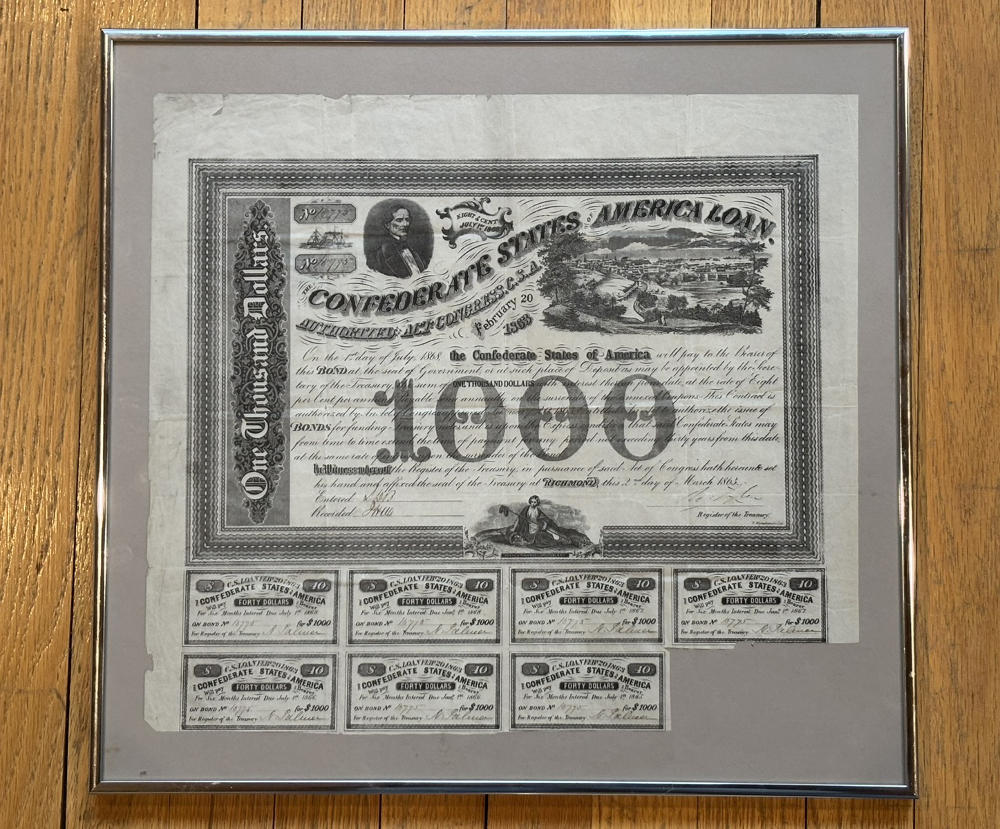 Authentic Antique Confederate Currency #40822661 | Auctionninja.com