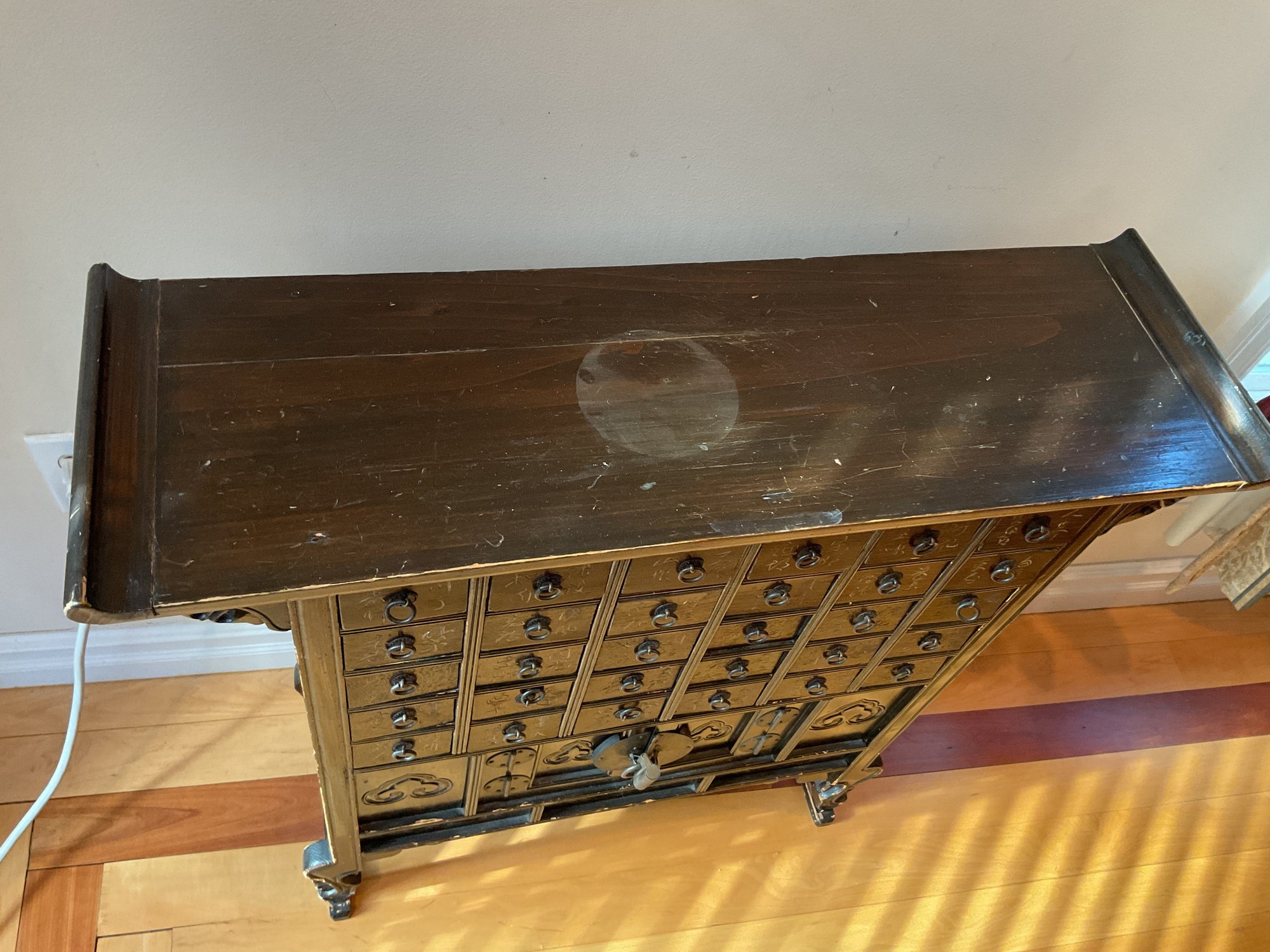 Antique Korean Apothecary Chest #2067606 | Auctionninja.com