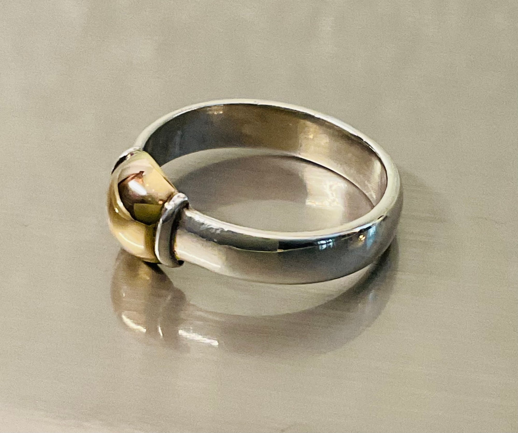 14k Gold And Silver Cape Cod Ring #2028511 | Auctionninja.com