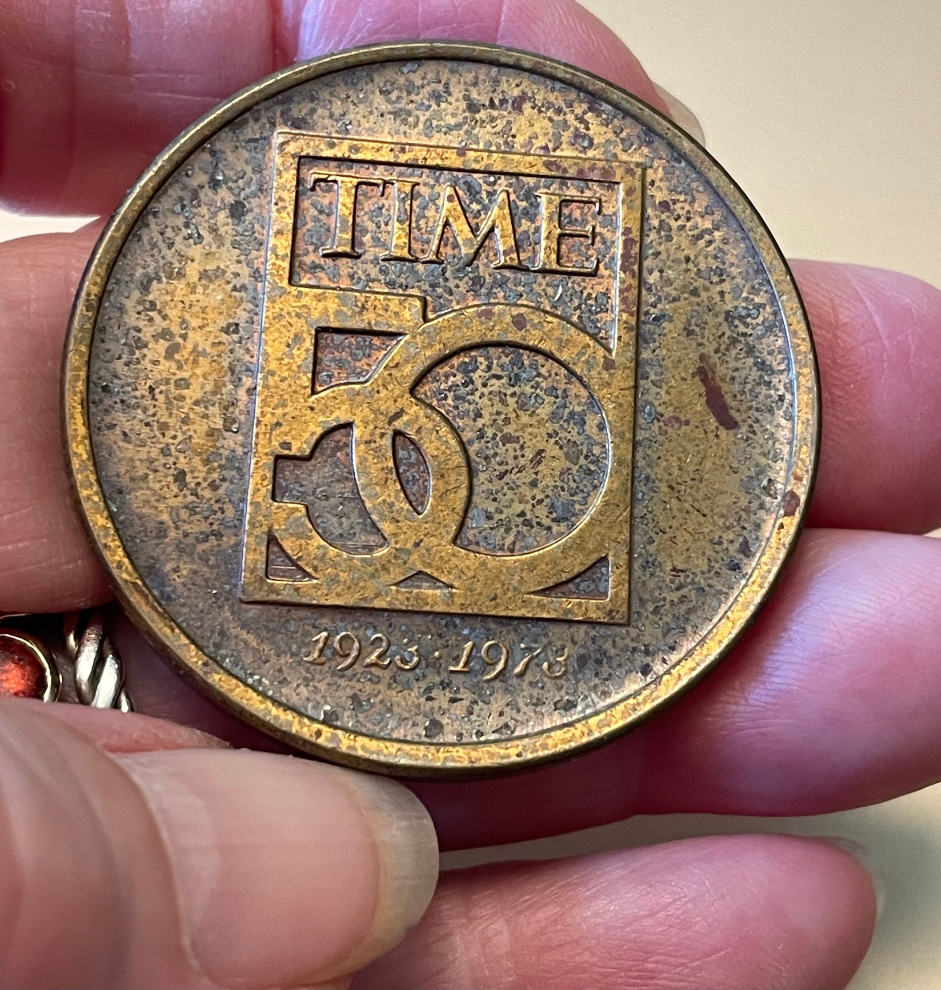 TIME MAGAZINE Bronze Commemorative Medal First Fifty Years 1923 - 1973 ...