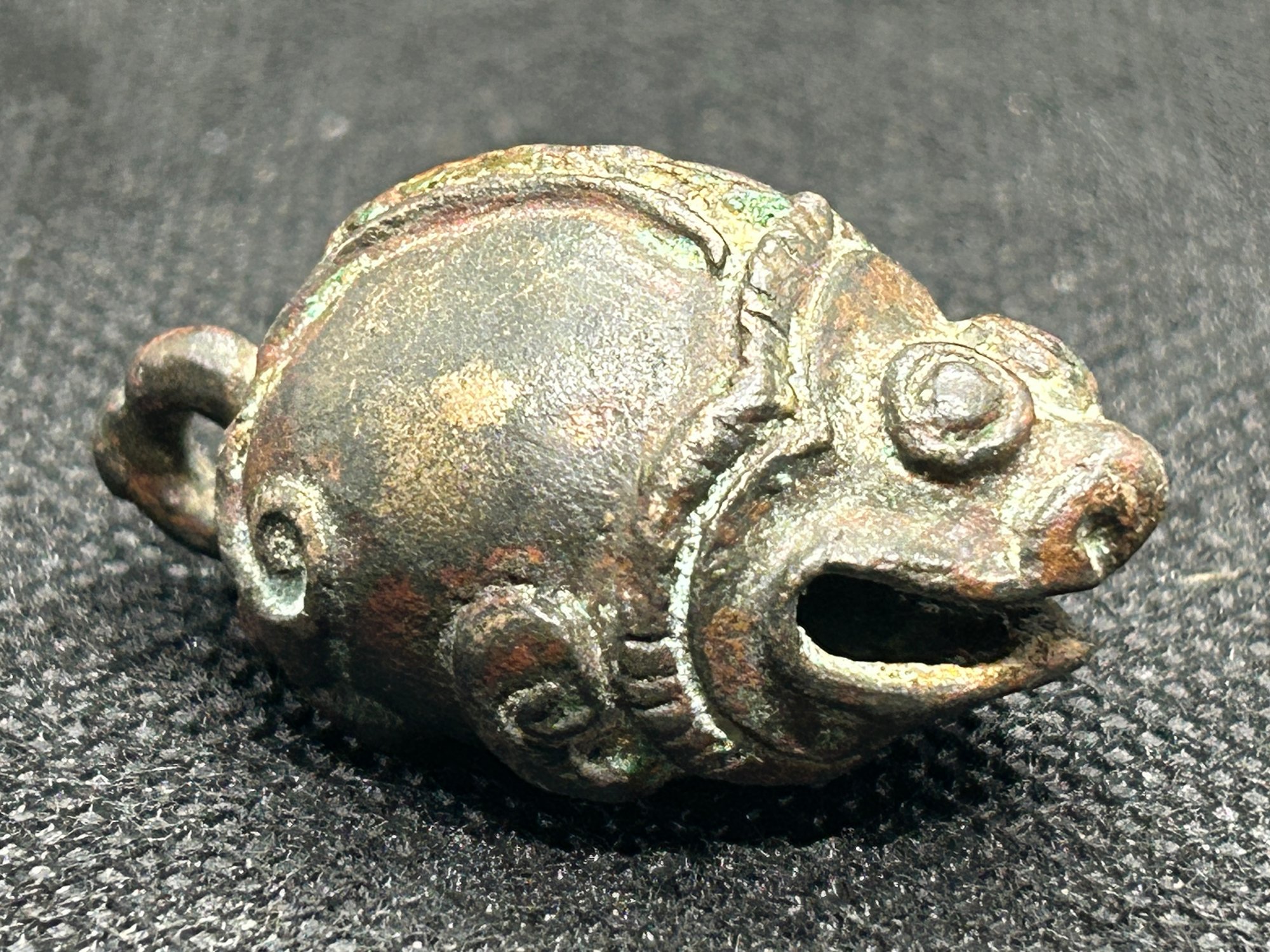 Antique 18th Century Chinese Bronze Foo Beast Garment Button #2058576 ...
