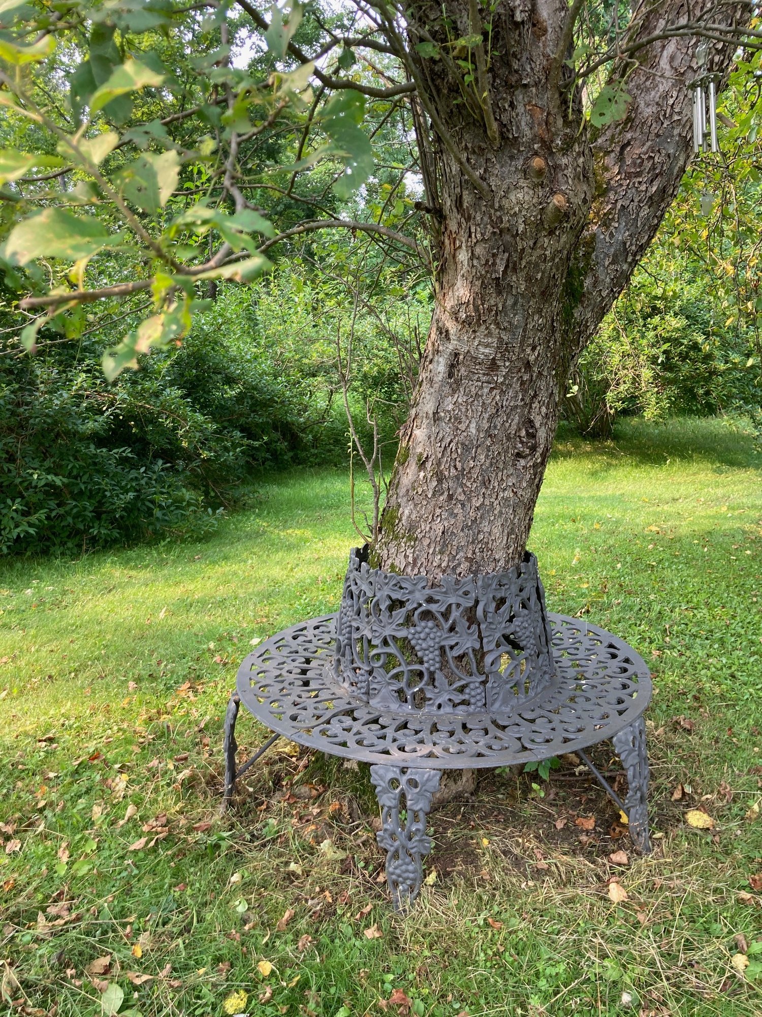 Cast Iron Wrap Around Tree Garden Bench #1613890 | Auctionninja.com