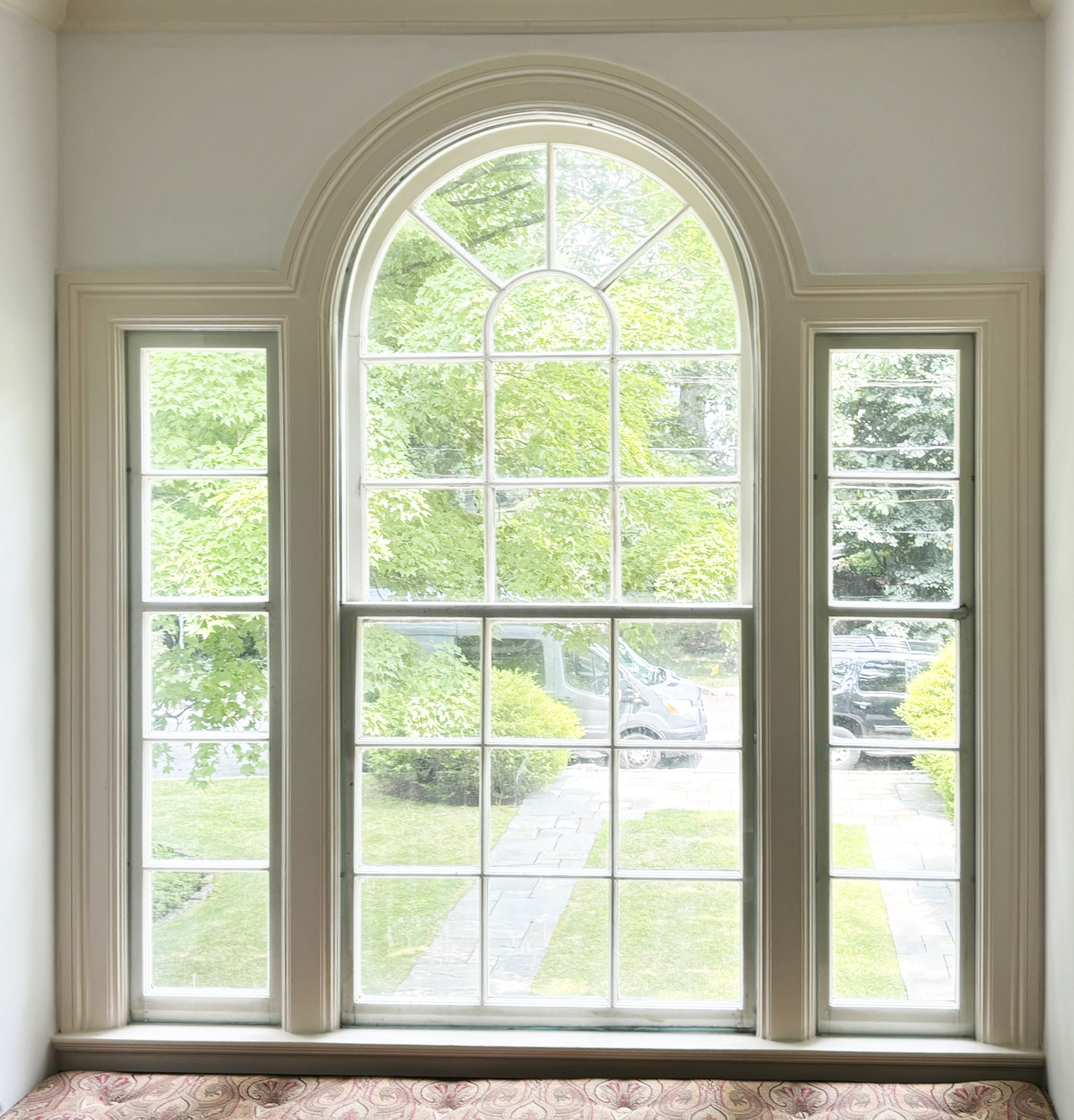 An Antique Palladian Window And Associated Trim, Interior And Exterior ...