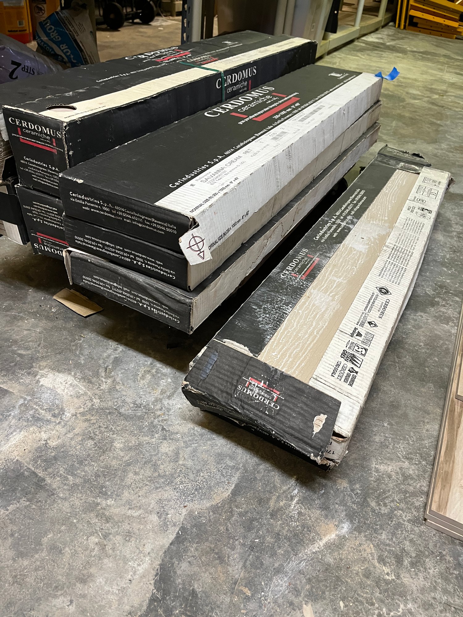 Cerradomus Ceramic Italian Floor Tiles - NIB - Simulated Wood #40793381 ...