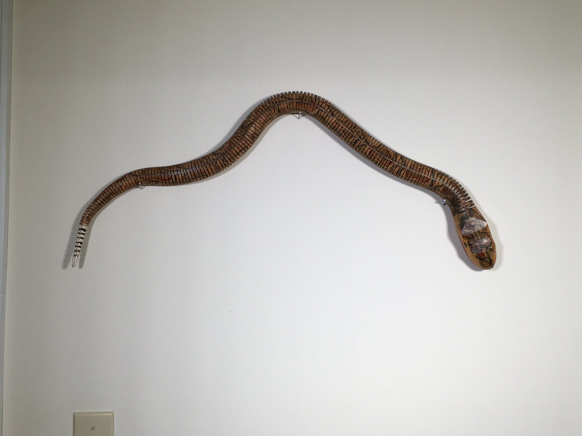 VERY REALISTIC Hand Made Wooden Rattlesnake - Slithers And Moves JUST ...