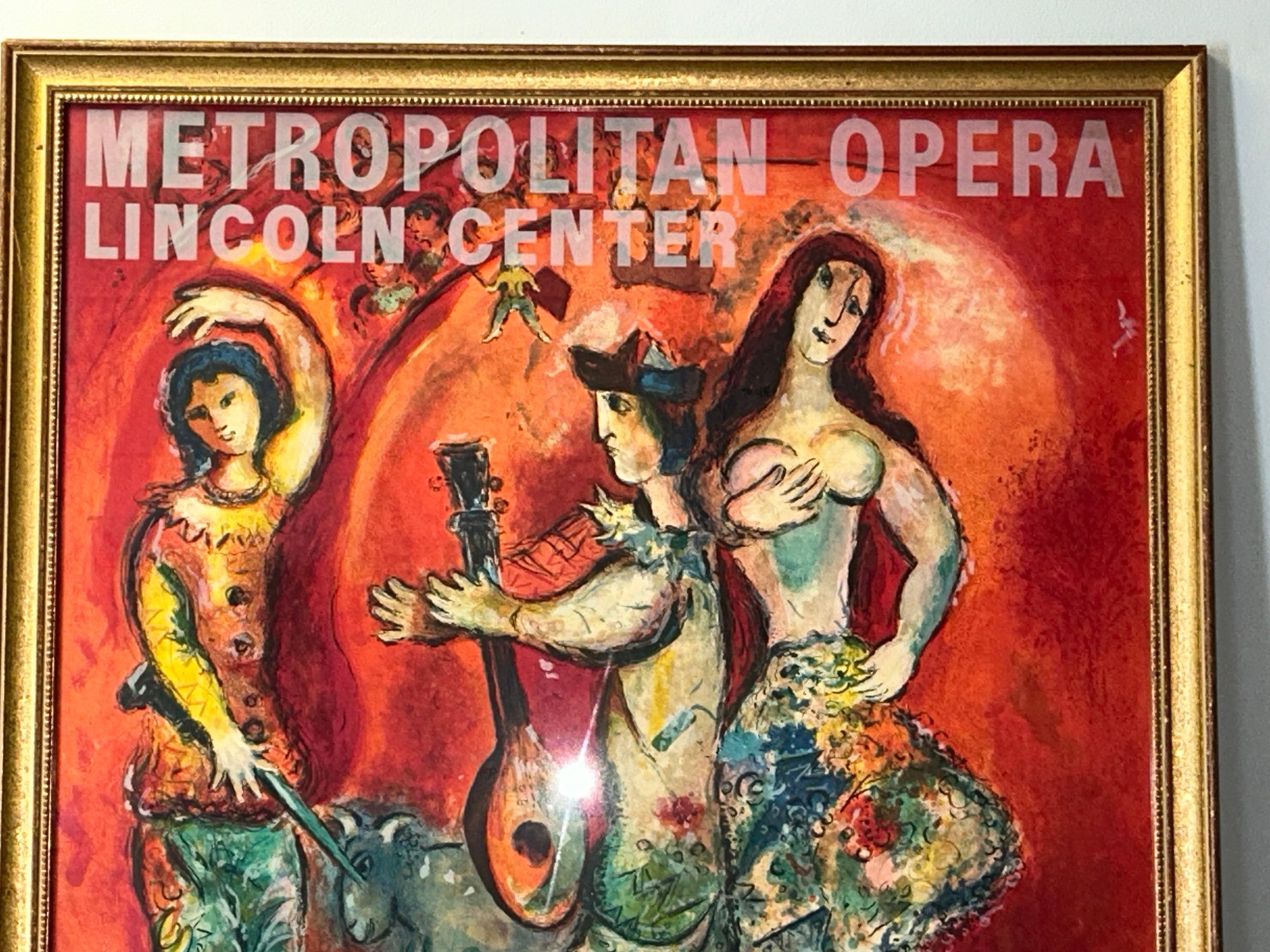 RARE Original 1966 MARC CHAGALL 'Metropolitan Opera' Lithograph- 3rd ...