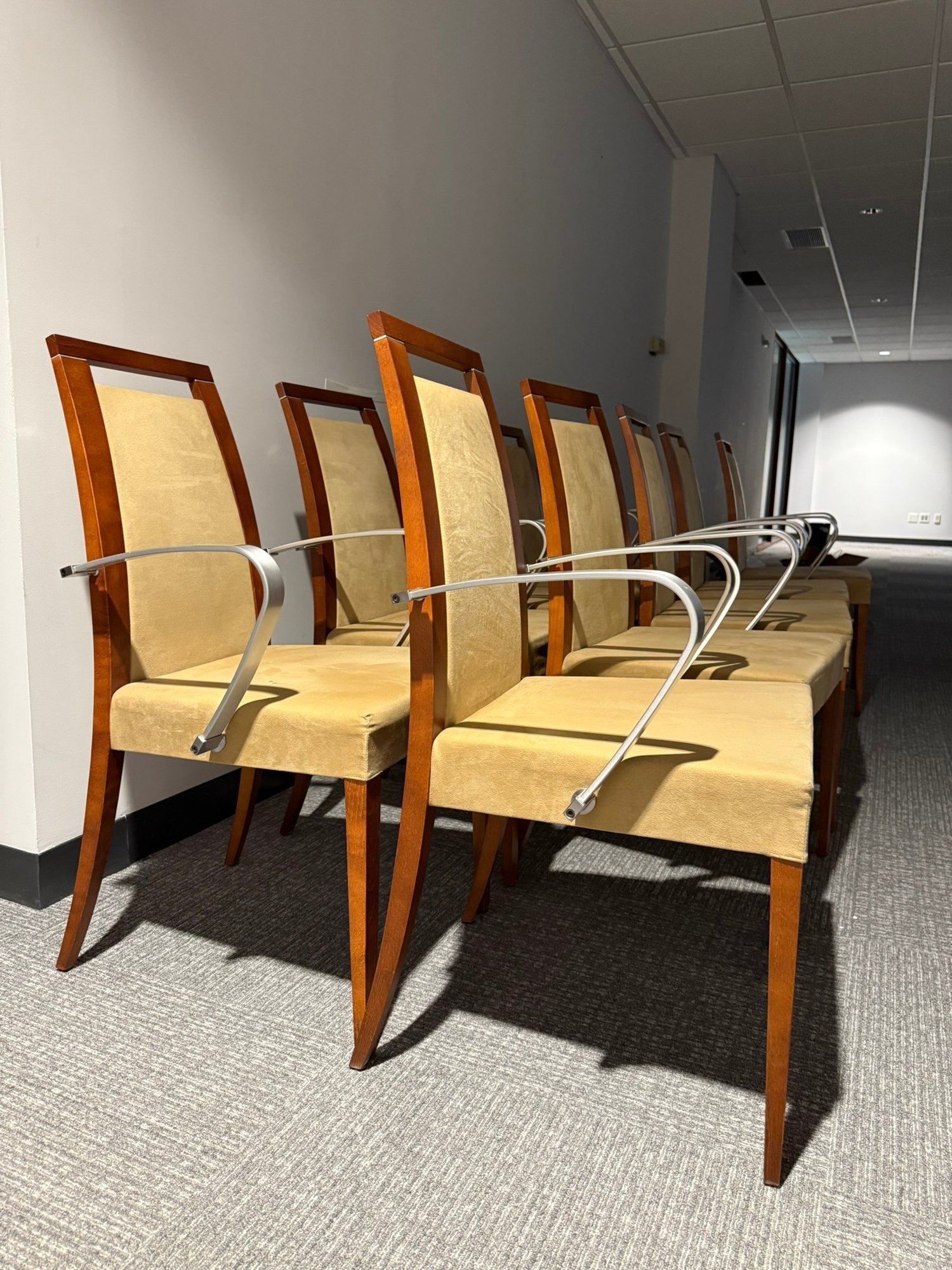 Set Of 10 Spanish Modernist Dining Armchairs From Paco Capdell #2148595 ...