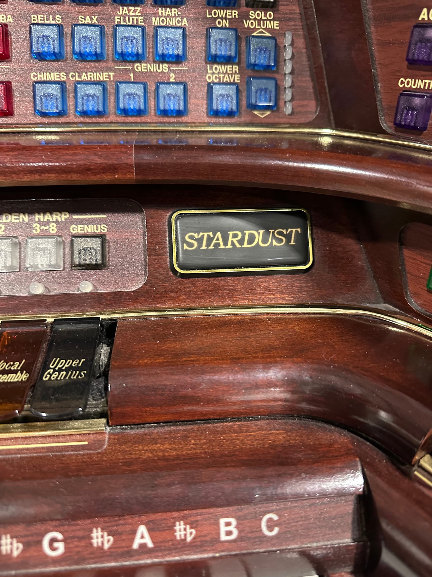 Lowrey Stardust Organ Vintage Concert Series With Matching Bench ...