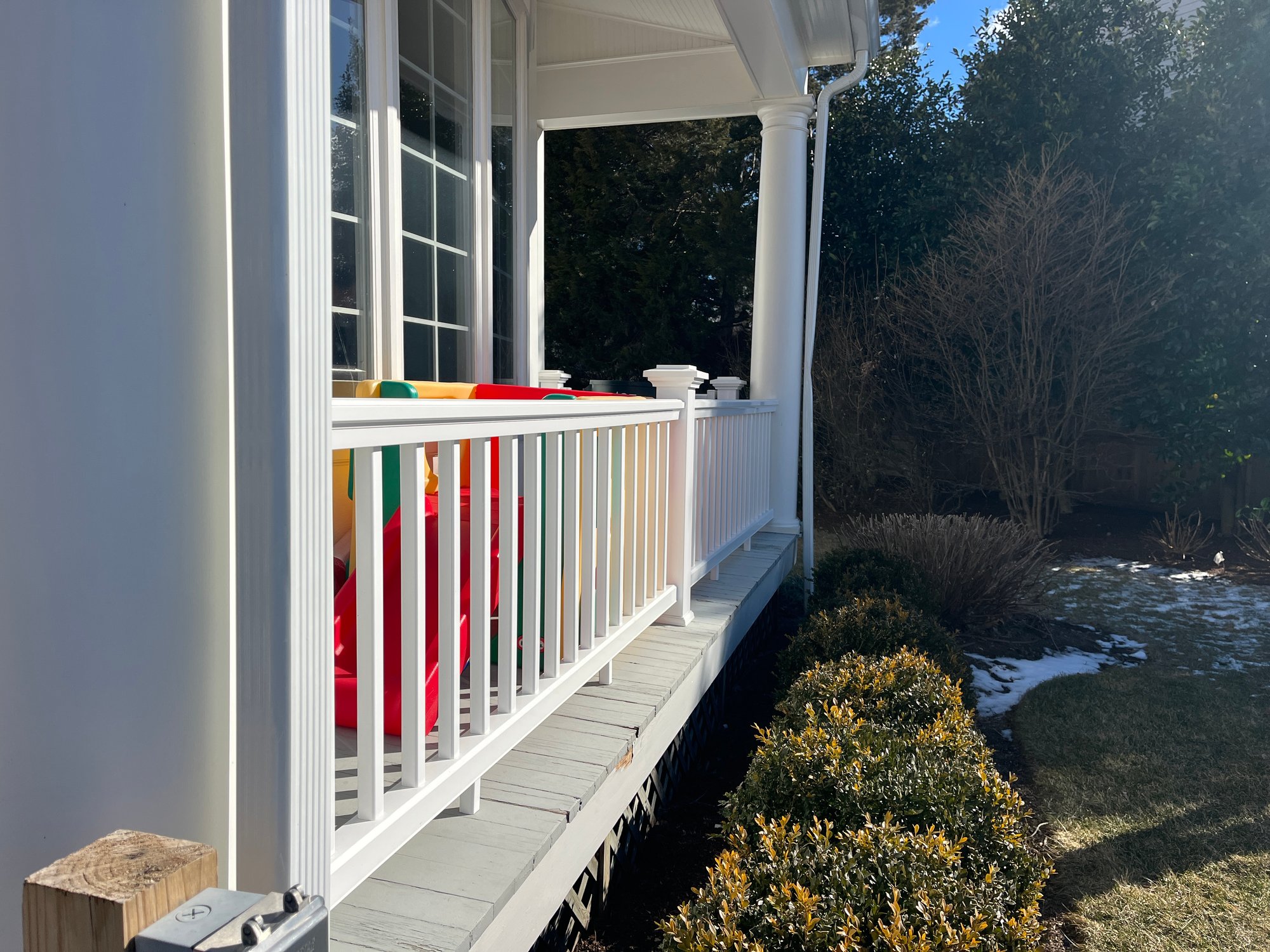 Over 70' Of Vinyl Deck Railing - Includes Gates #40825942 ...
