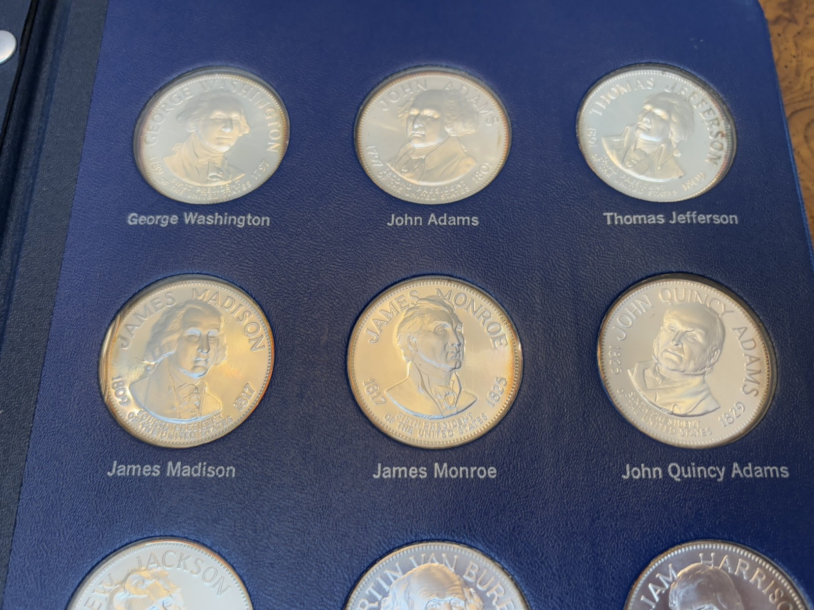 1970 Franklin Mint Solid .925 Sterling Silver Complete (36 Piece ...