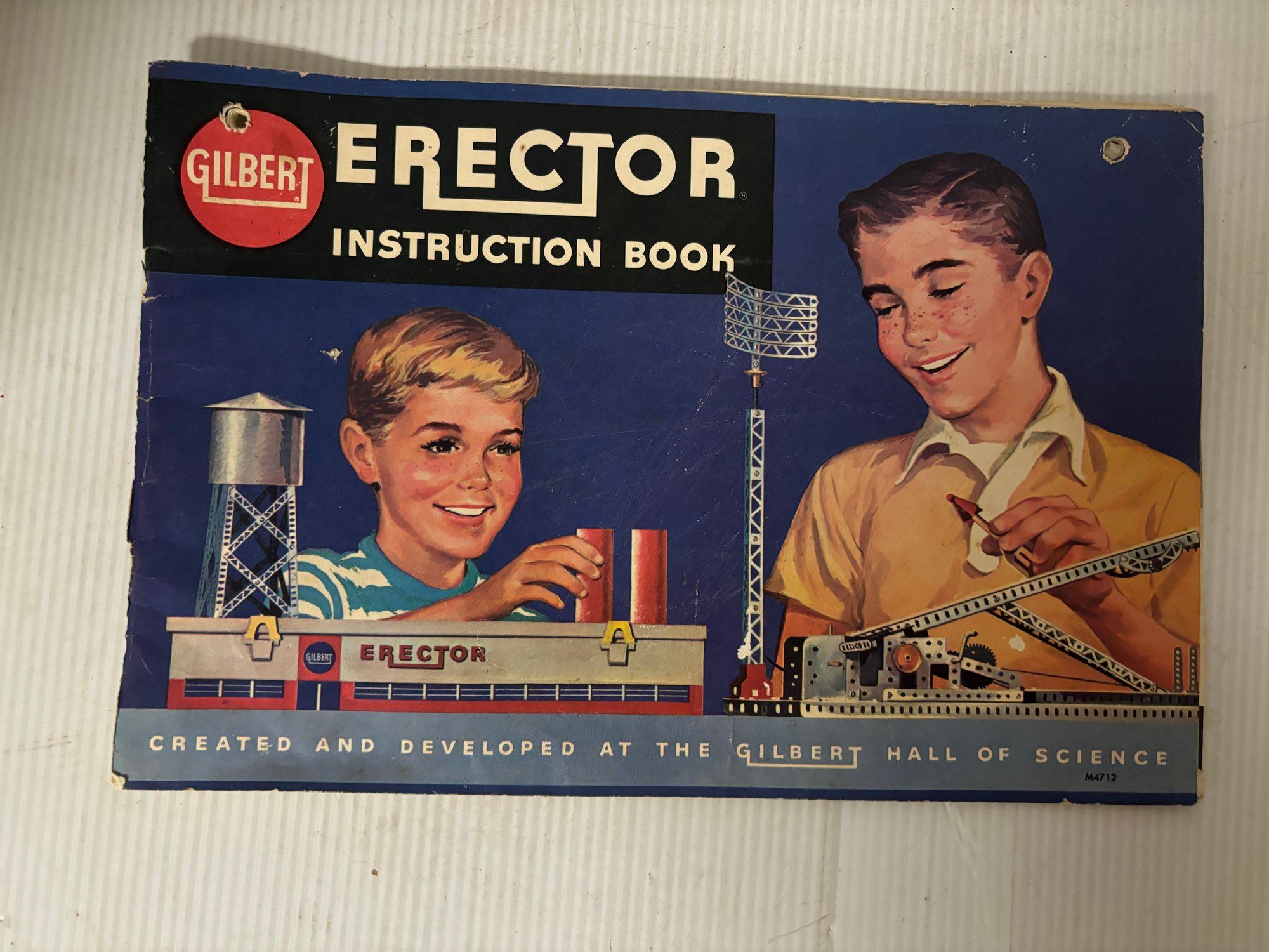 Gilbert - Erector Instruction Book - Created & Developed At The Gilbert ...