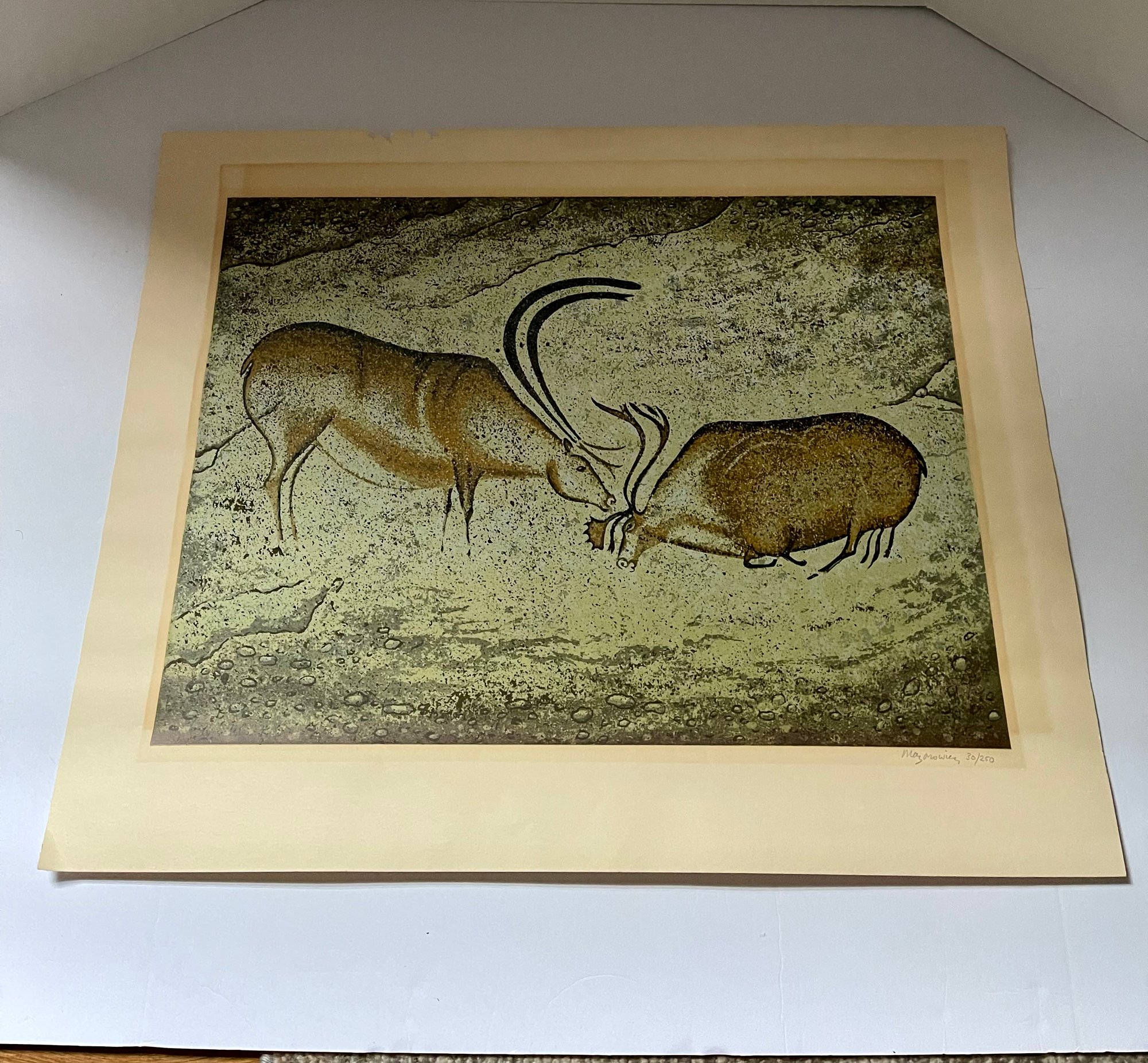 Douglas Mazonowicz, "Cave Art," Serigraph, 20th Century, Pencil Signed ...