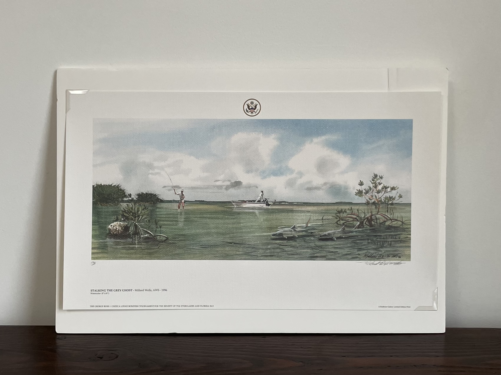 Stalking The Grey Ghost - Millard Wells - Water Color, Signed #40699636 ...