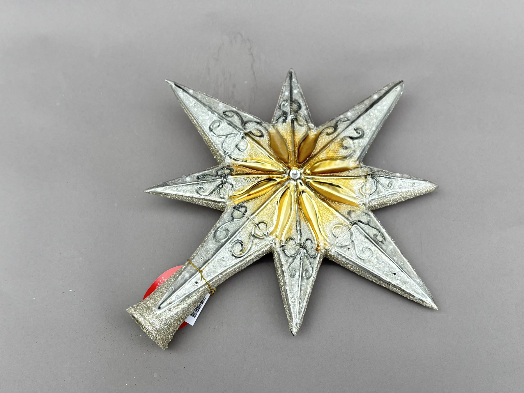 A Large Glass Tree Topper By Christopher Radko #40871587 | Auctionninja.com