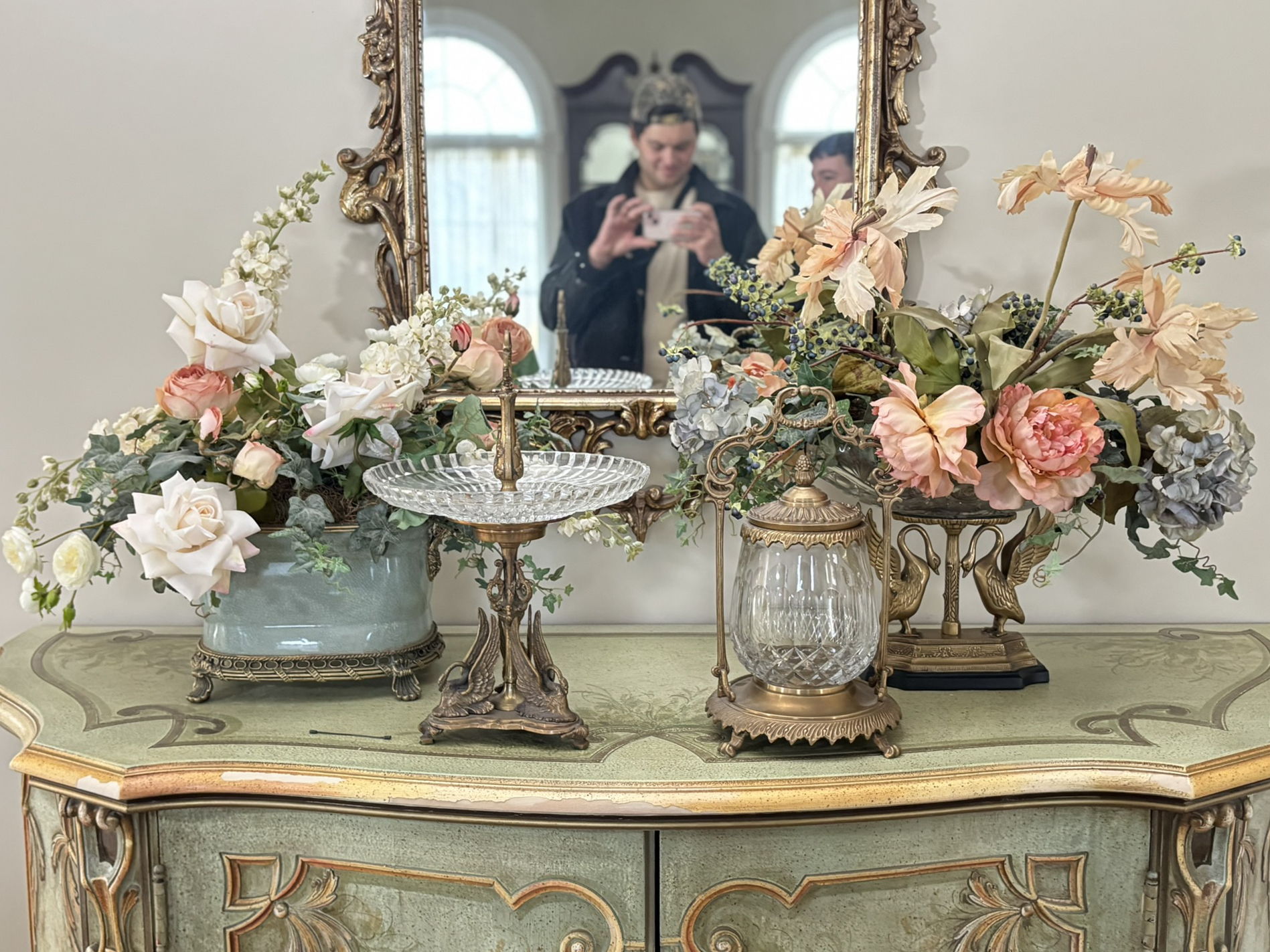 Fine And Fancy Decor In Glass, Brass, And Floral By Maitland-Smith And ...