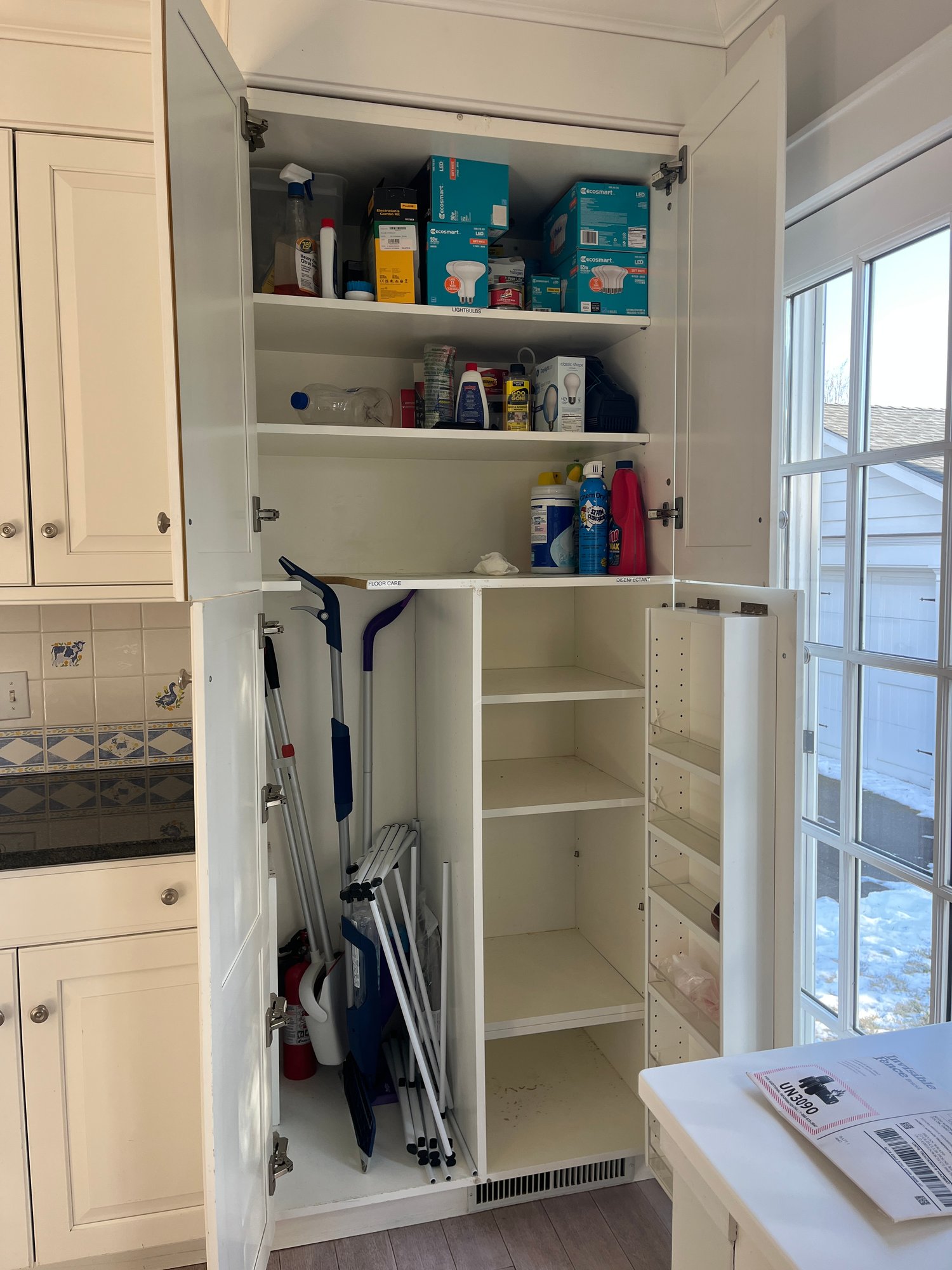 A Rutt Custom Broom Closet Cabinet (retrofit) #40825997 | Auctionninja.com