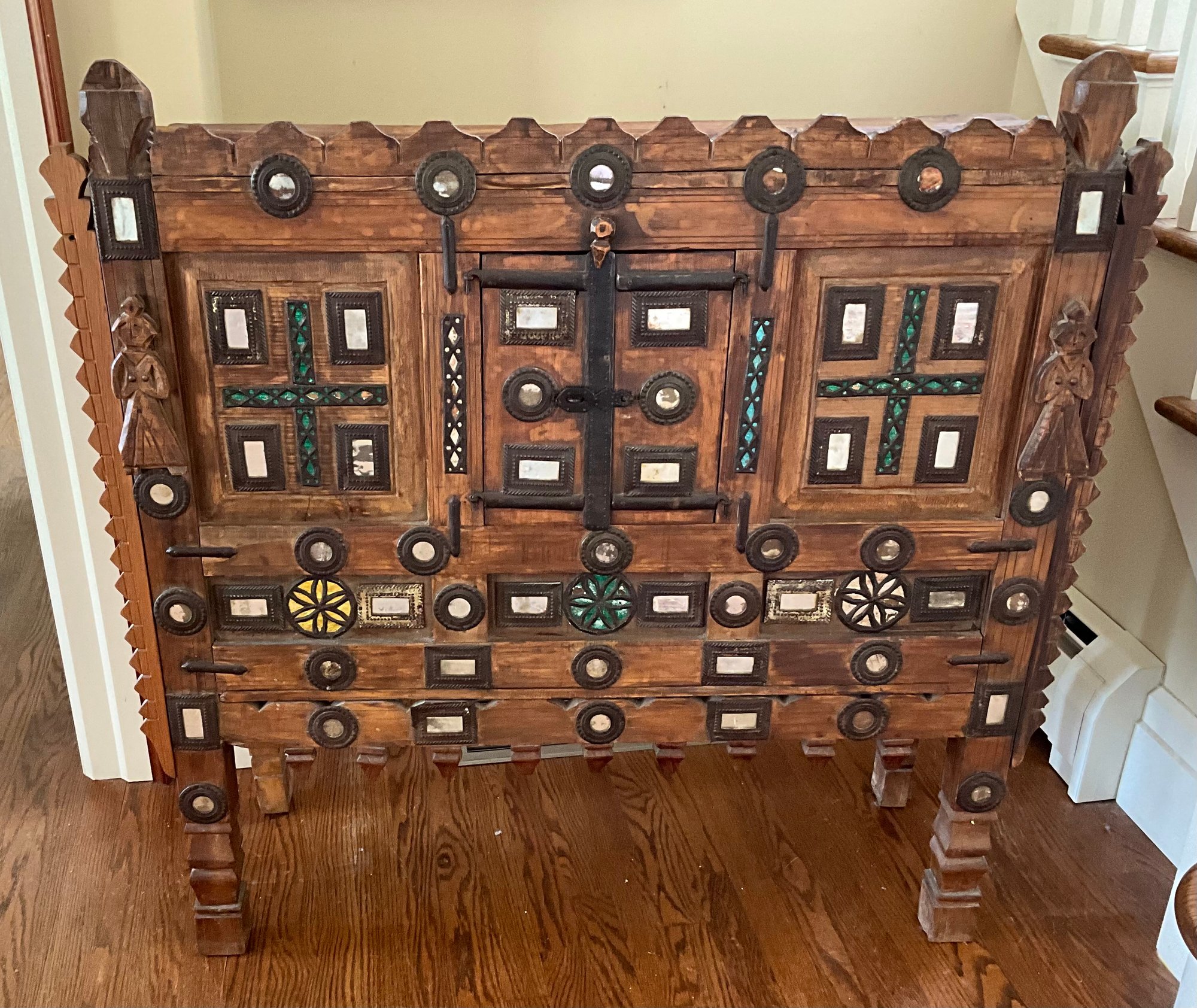 Beautiful Antique Indian Traditional Dowry Chest Or Marriage Chest ...