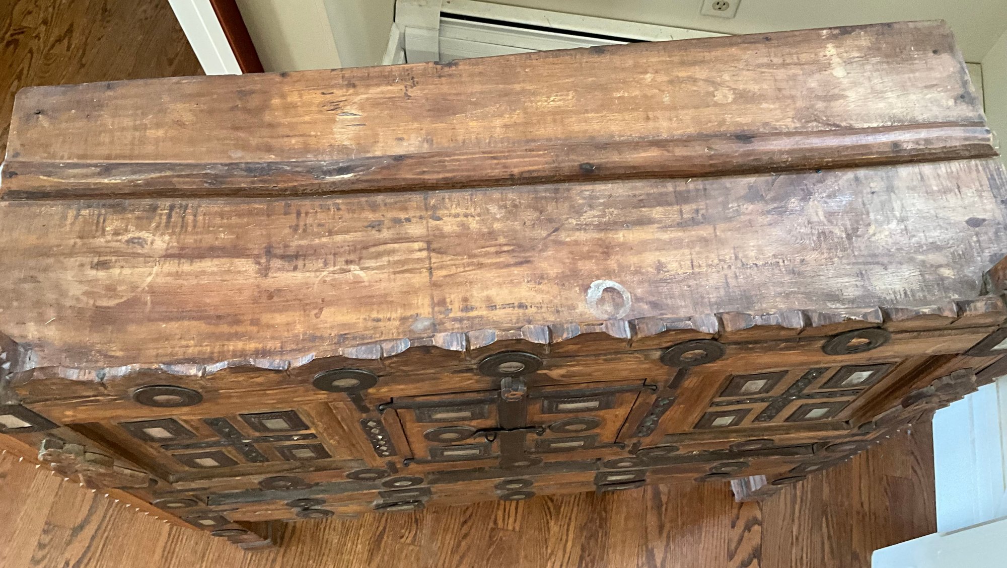 Beautiful Antique Indian Traditional Dowry Chest Or Marriage Chest ...