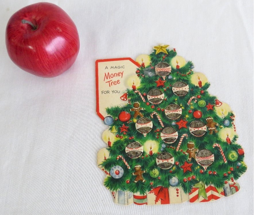 WWII Era Mercury Dime Money Tree By Hallmark Cards - All Original W ...