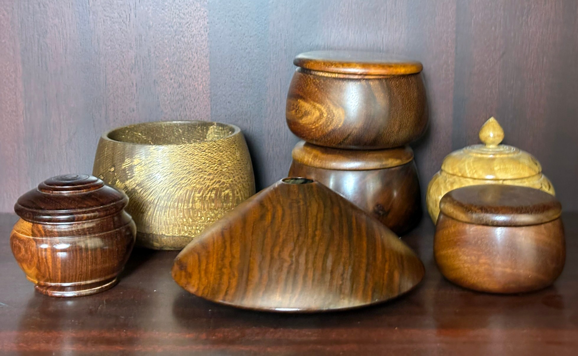 Exotic Wood Boxes And Bins #40855953 | Auctionninja.com