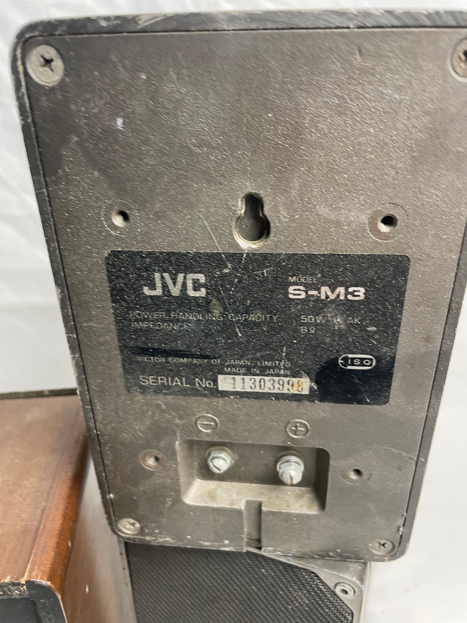 JVC SM3 Speakers And Realistic Minimus 7W Speaker #1445347 ...