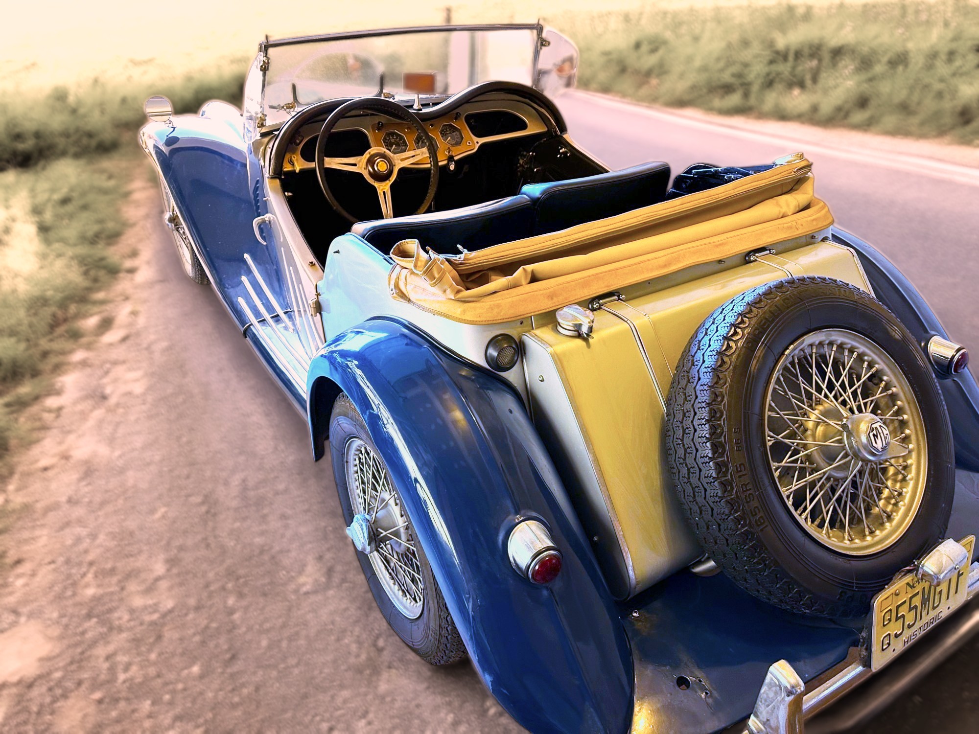 1955 MG TF-1500 Rare Classic Runs W/ Collector Plates & MG Memorabilia ...