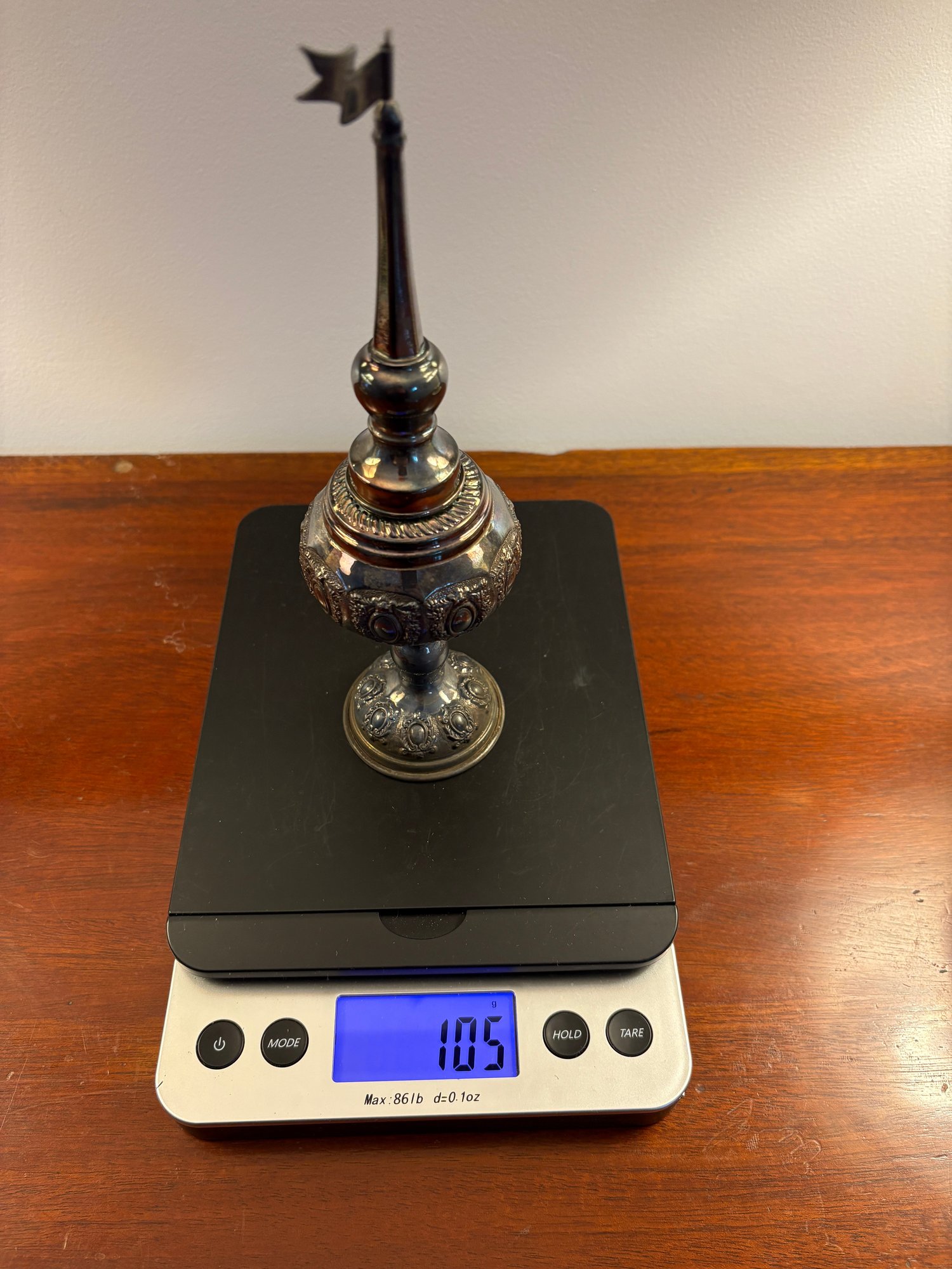 Judaica Sterling Silver Spice Tower . #2248662 | Auctionninja.com