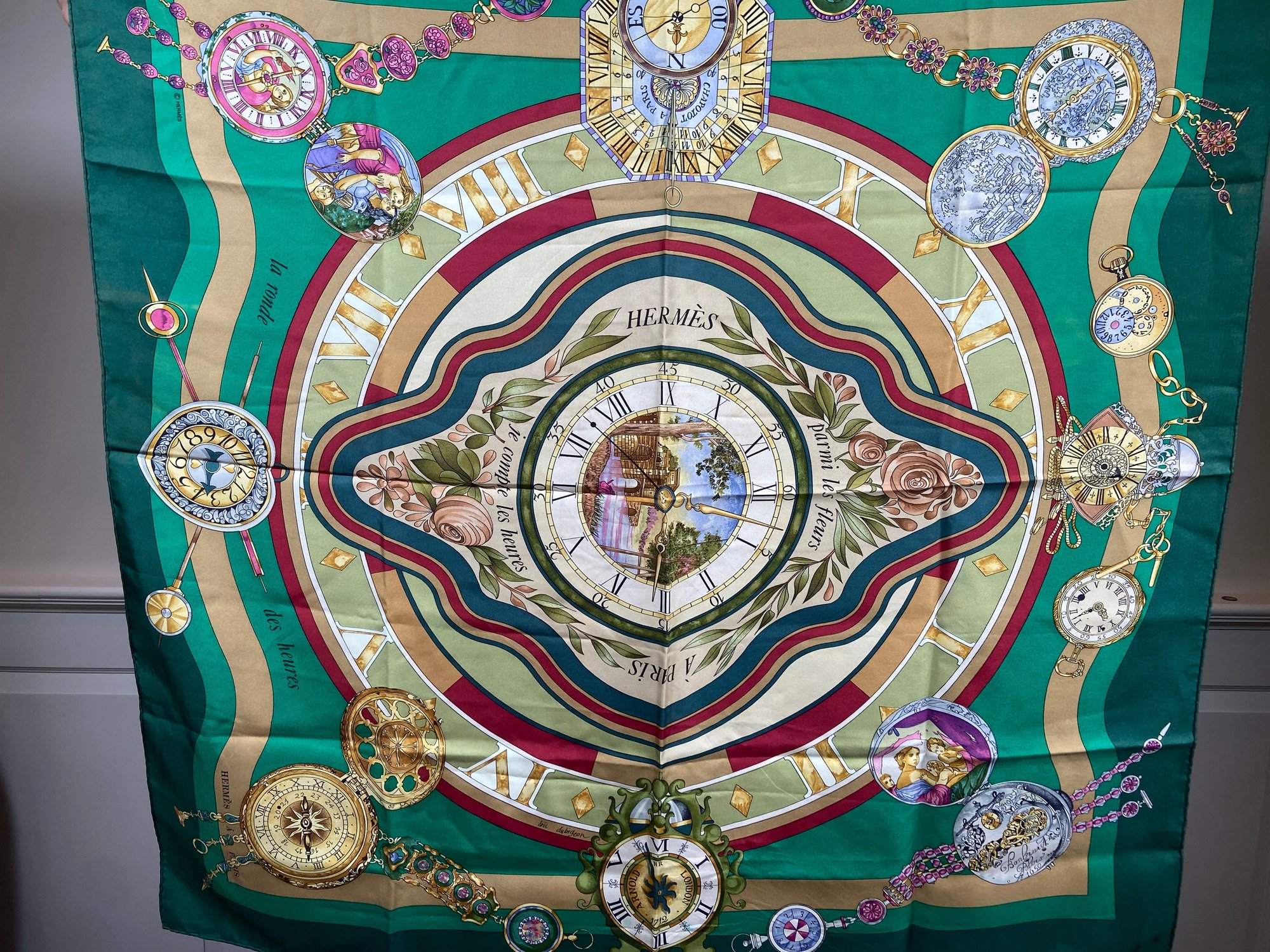 Spectacular Very Pretty HERMES Silk Scarf - Chapotot A Paris - Parmi ...