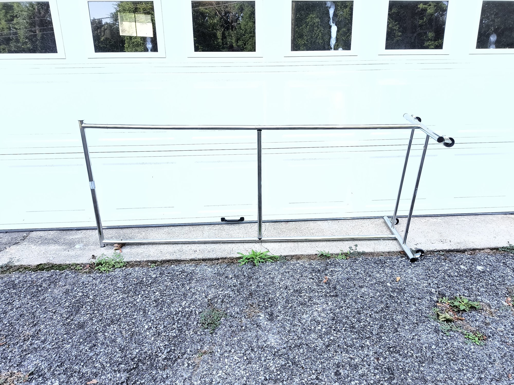 Tall Two Level Clothing Rack (photographed On Its Side) #1910321 ...