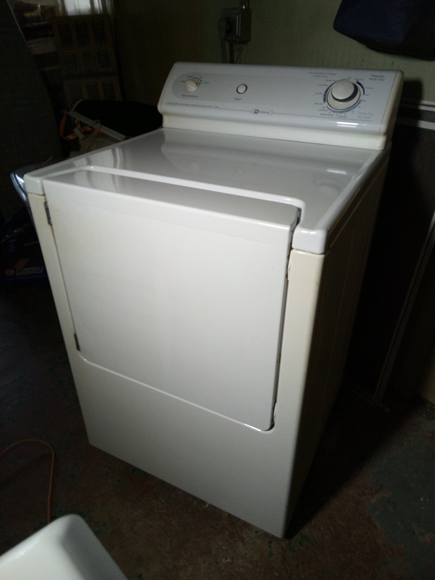 Tested Works GREAT - MAYTAG Dryer - Model MDE2600AYW - 220 ELECTRIC ...
