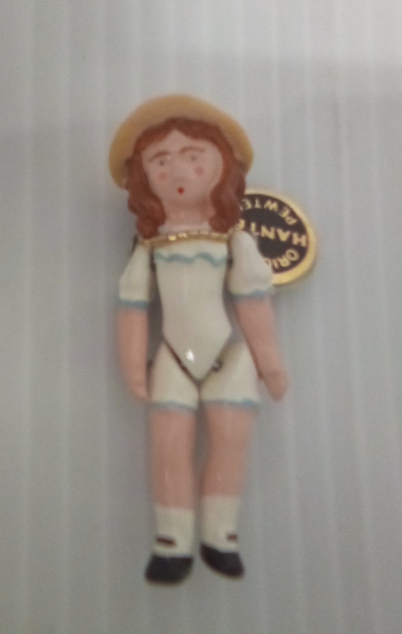 Hantel - Rare Authentic Victorian Miniature Jointed Doll - By Hantel ...