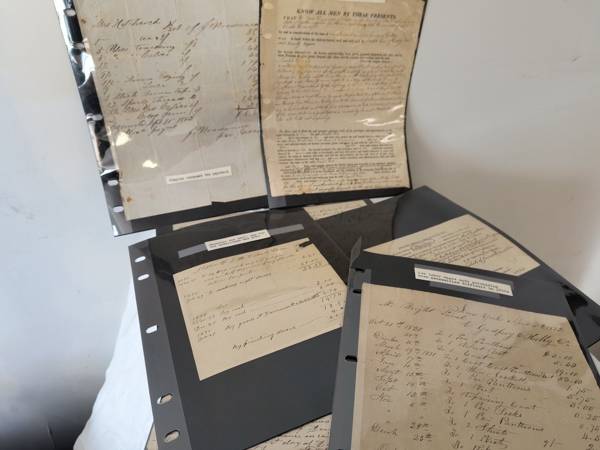19th Century Contracts, Bills Of Sale And Other Documents #2088509 ...