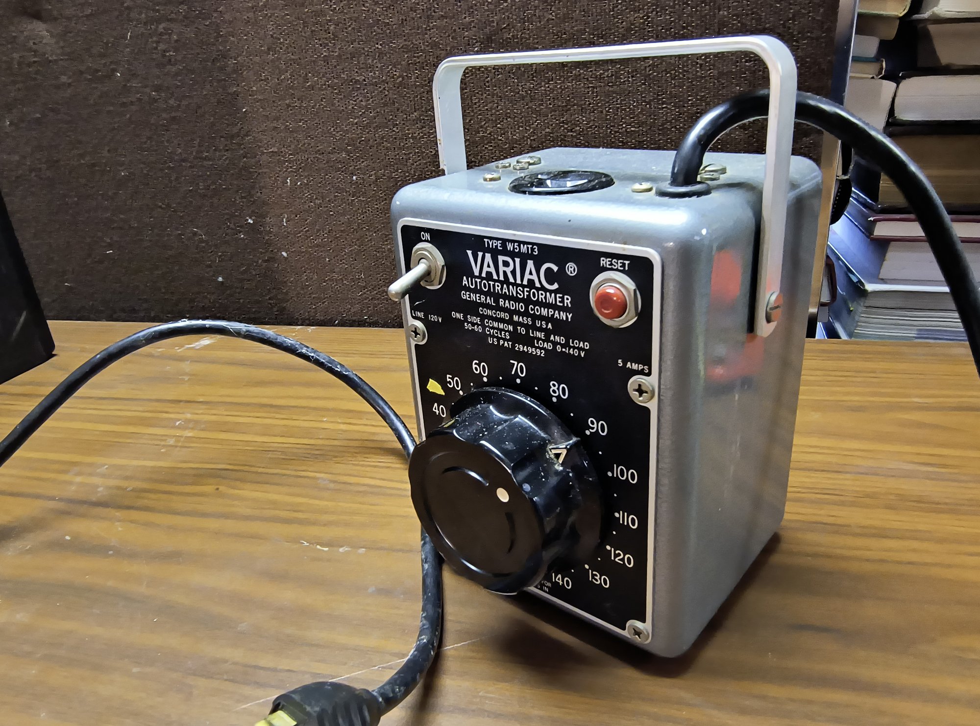 Vintage General Radio Co. Variac Autotransformer #2088452 ...
