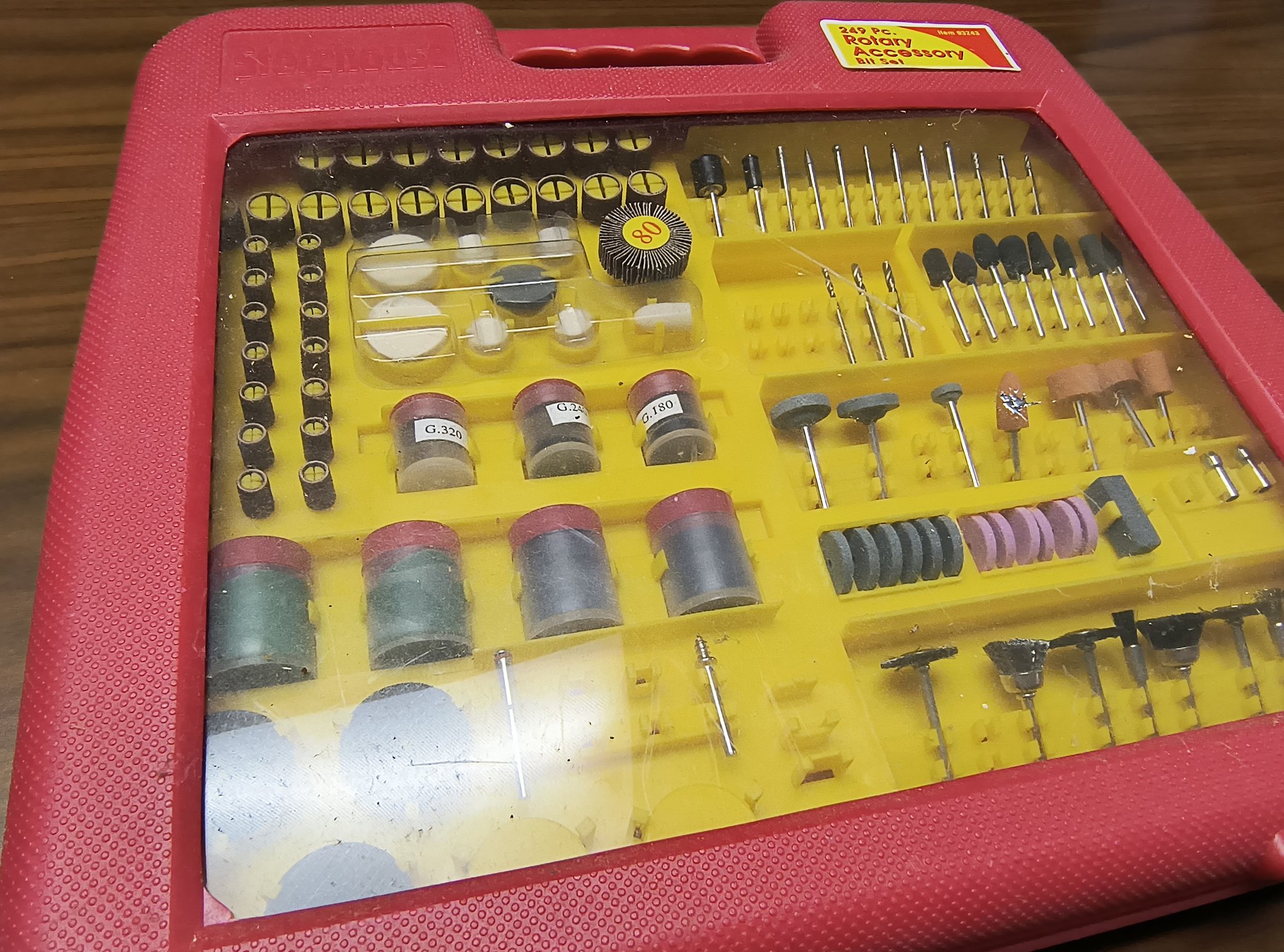 Rotary Tool Tips And Accessories Kit In Case #2088451 | Auctionninja.com