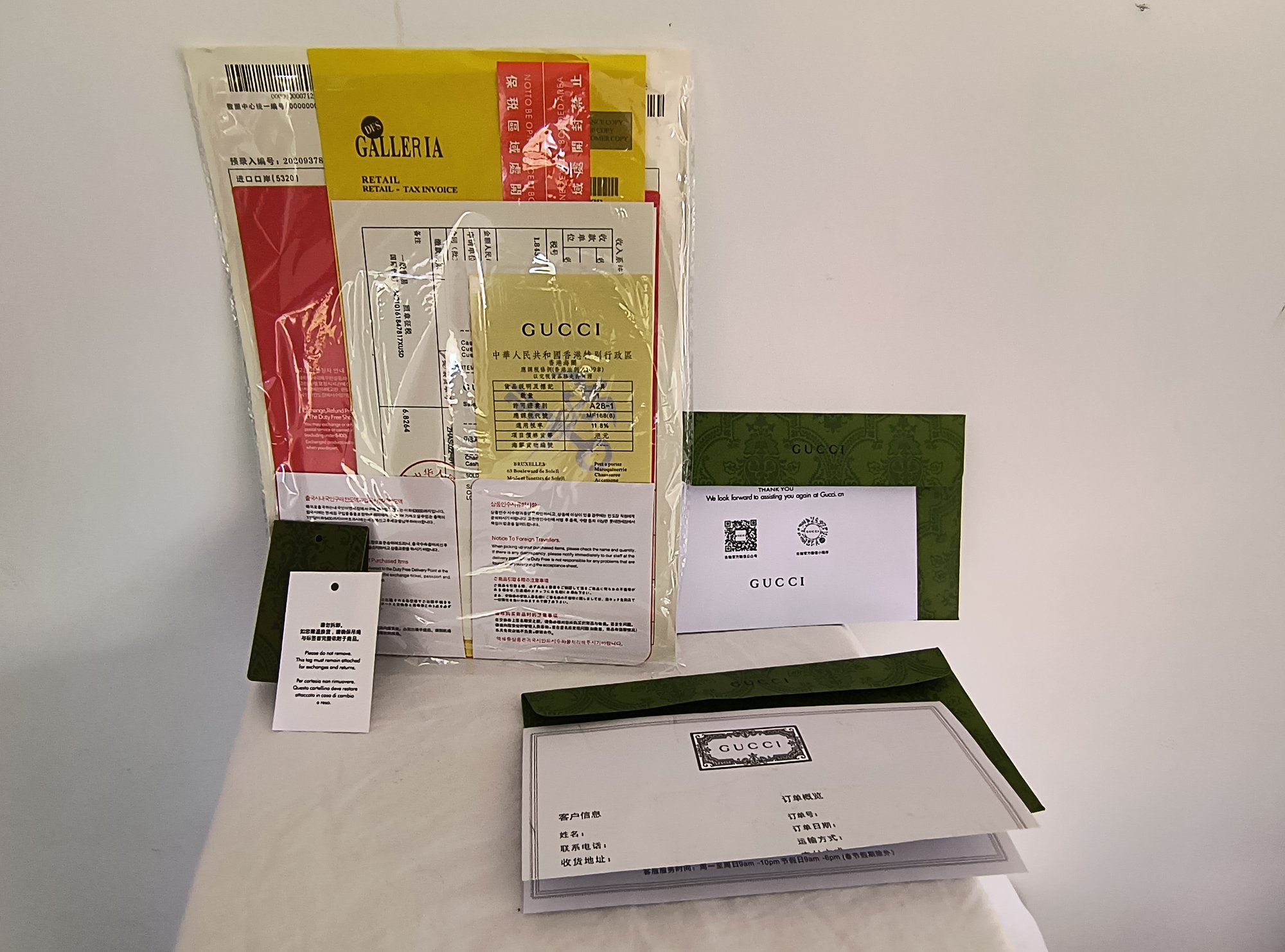 New Gucci Purse/handbag With Authentication Papers And Receipt #2108595 ...