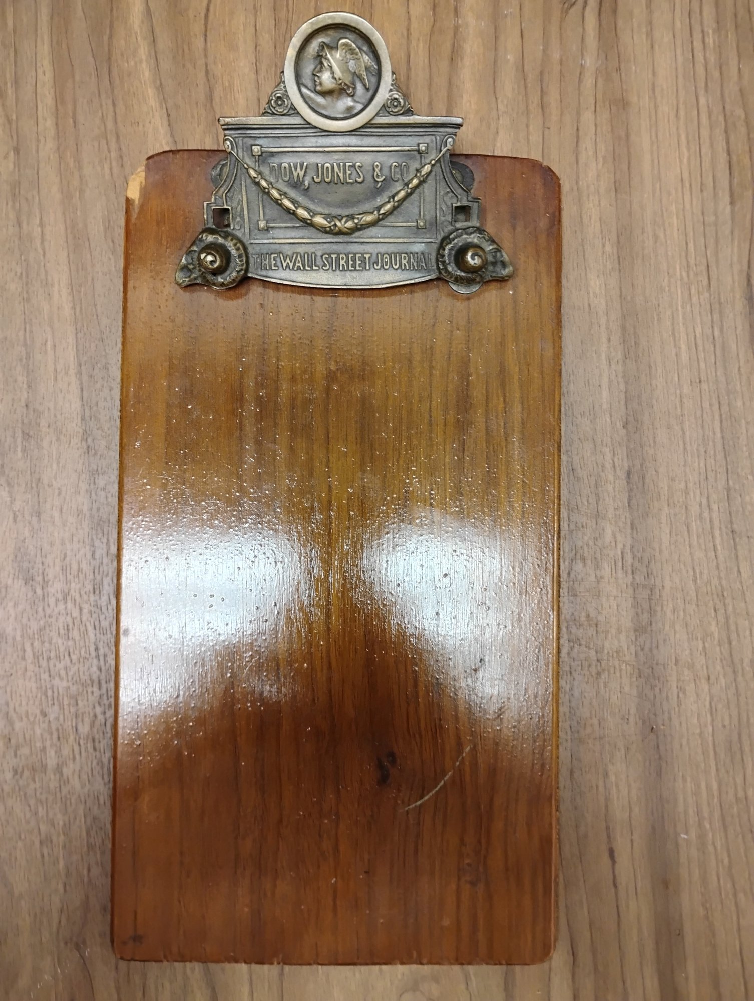 Early 1900s Antique Dow Jones Wall Street Journal Ticker Tape Clipboard ...