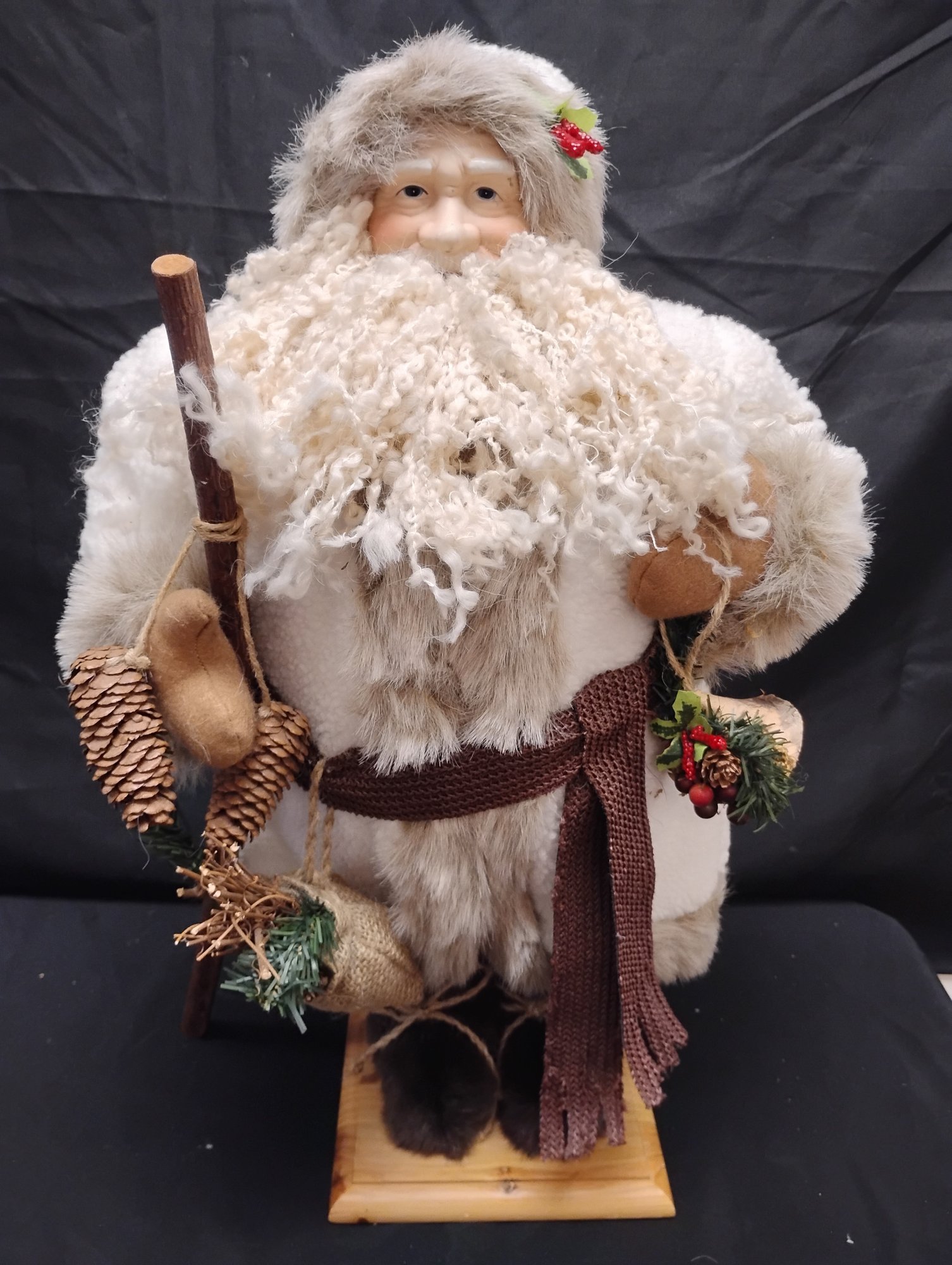 LARGE 2 Foot Tall Santa Father Christmas Figure Decorator Piece ...