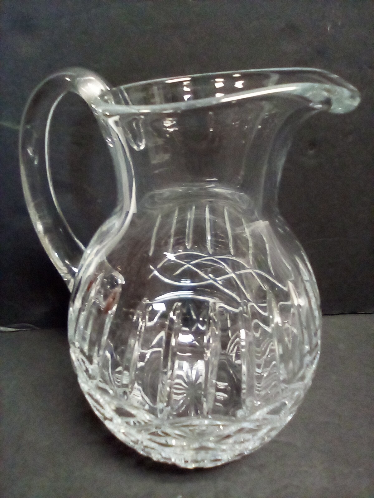 Waterford Crystal Pitcher With Beautiful & Rare Pattern. Signed. JAG/D5 ...