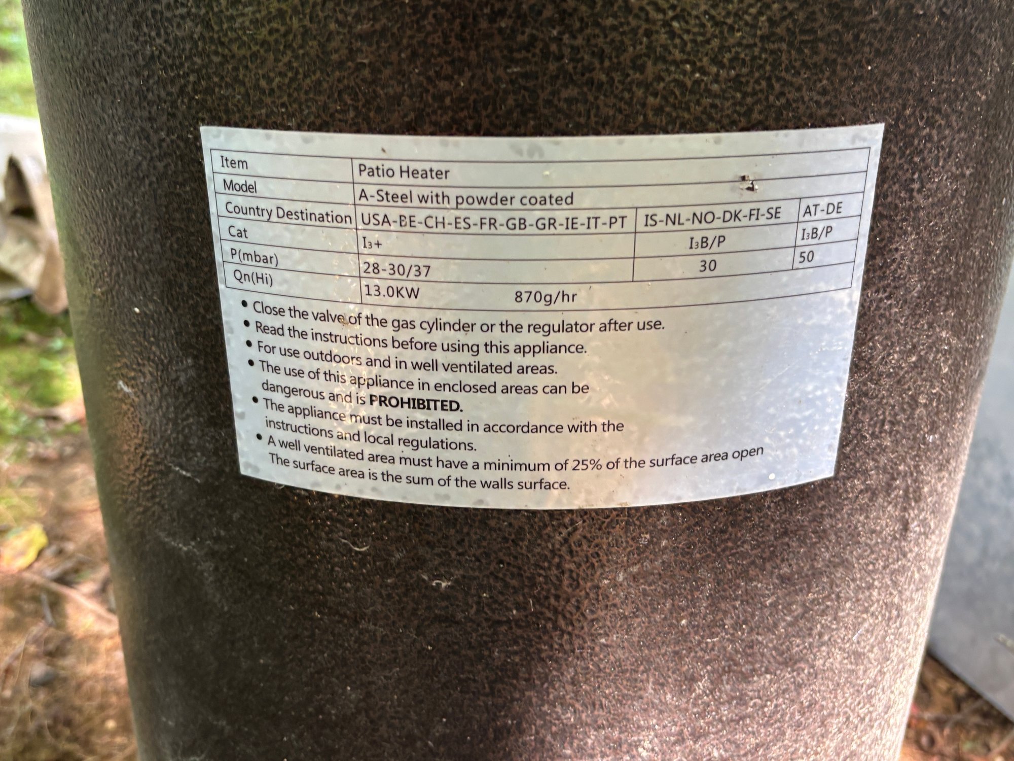 Sunnyvale & Fire Sense Propane Patio Heaters Set Of 2 W/ 3 Full Tanks ...