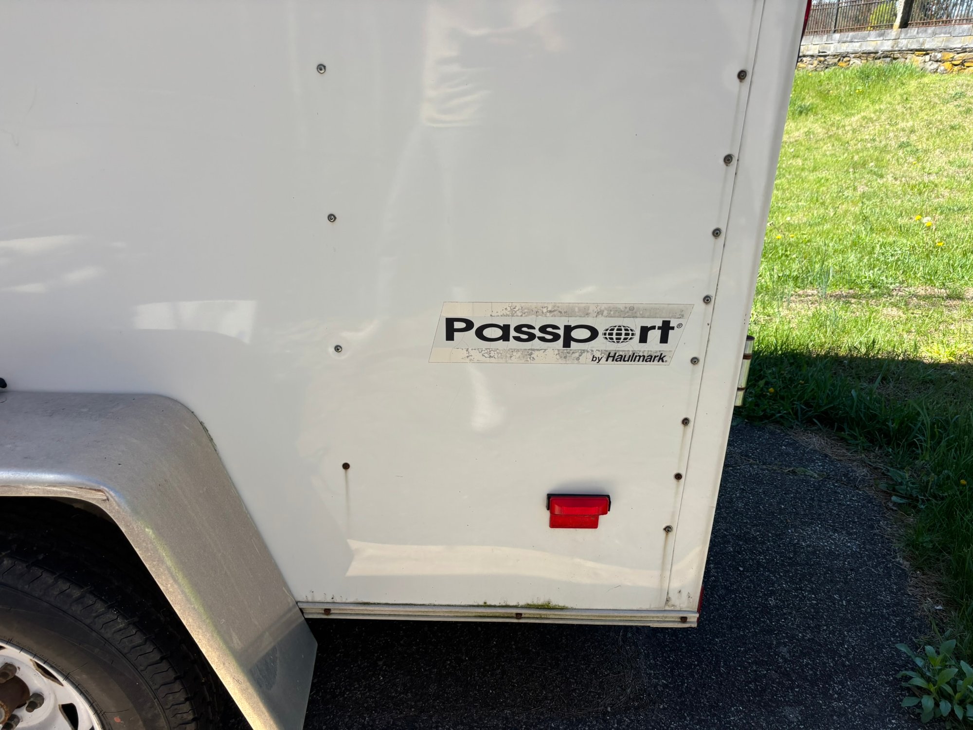 A Haulmark 12 Foot Box Trailer Plus Bullnose, 16 Feet To End Of Sway ...