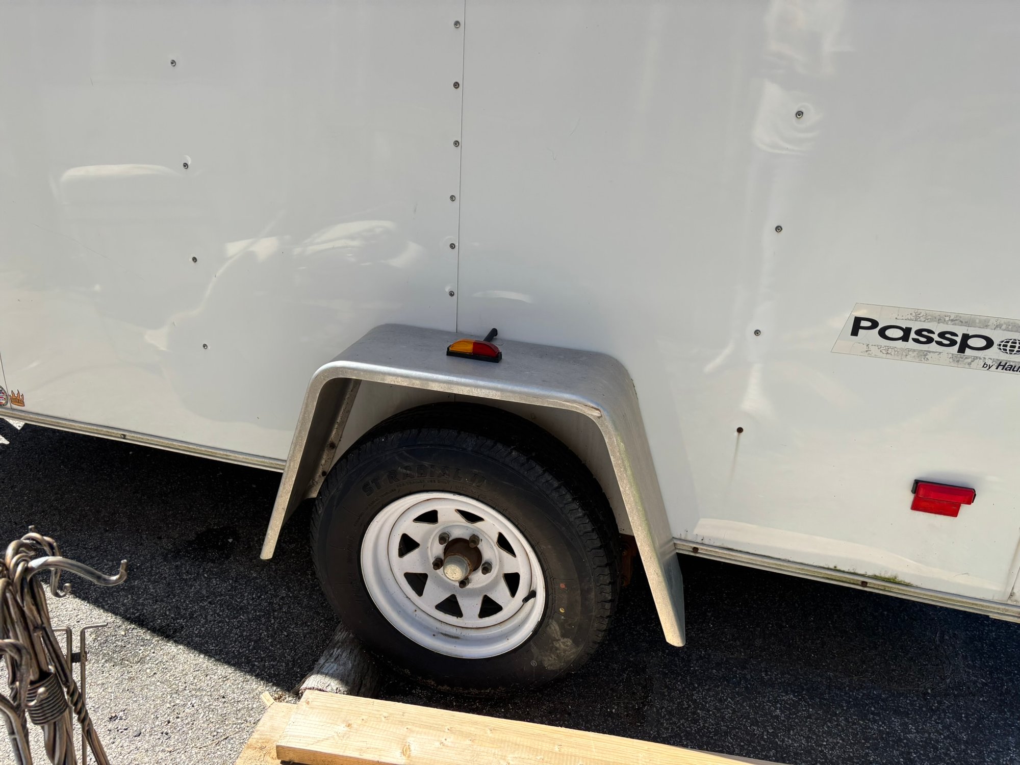 A Haulmark 12 Foot Box Trailer Plus Bullnose, 16 Feet To End Of Sway ...