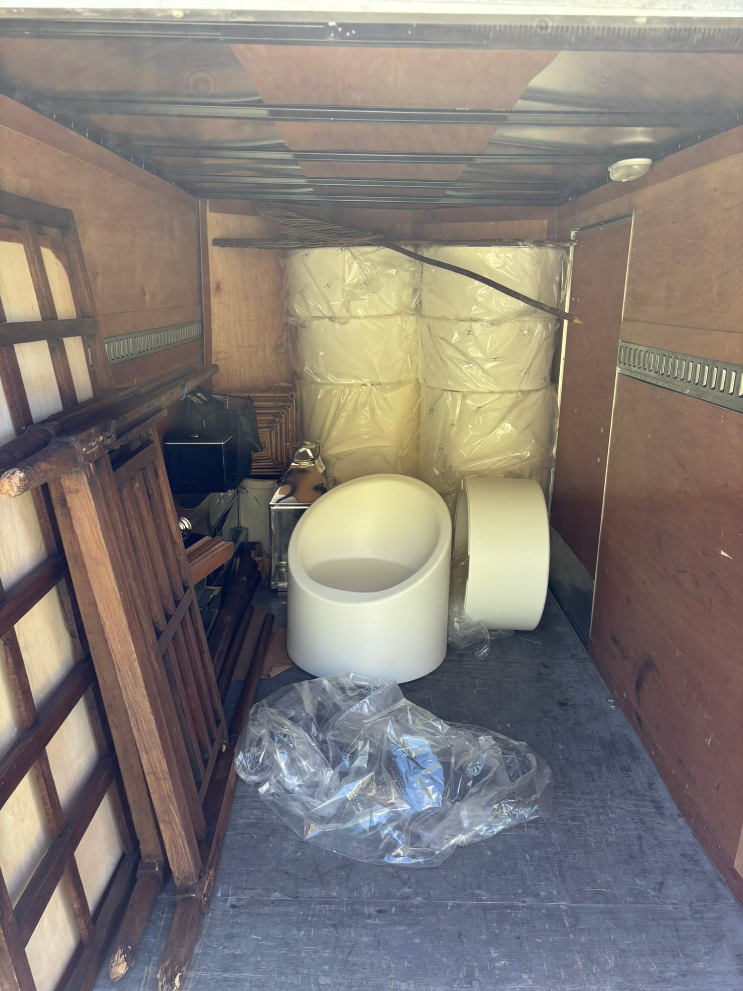 A Haulmark 12 Foot Box Trailer Plus Bullnose, 16 Feet To End Of Sway ...