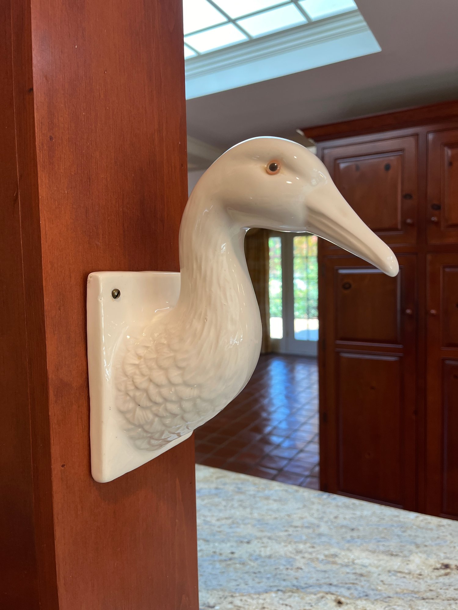 A Ceramic Wall Mount Duck Head #40812059 | Auctionninja.com