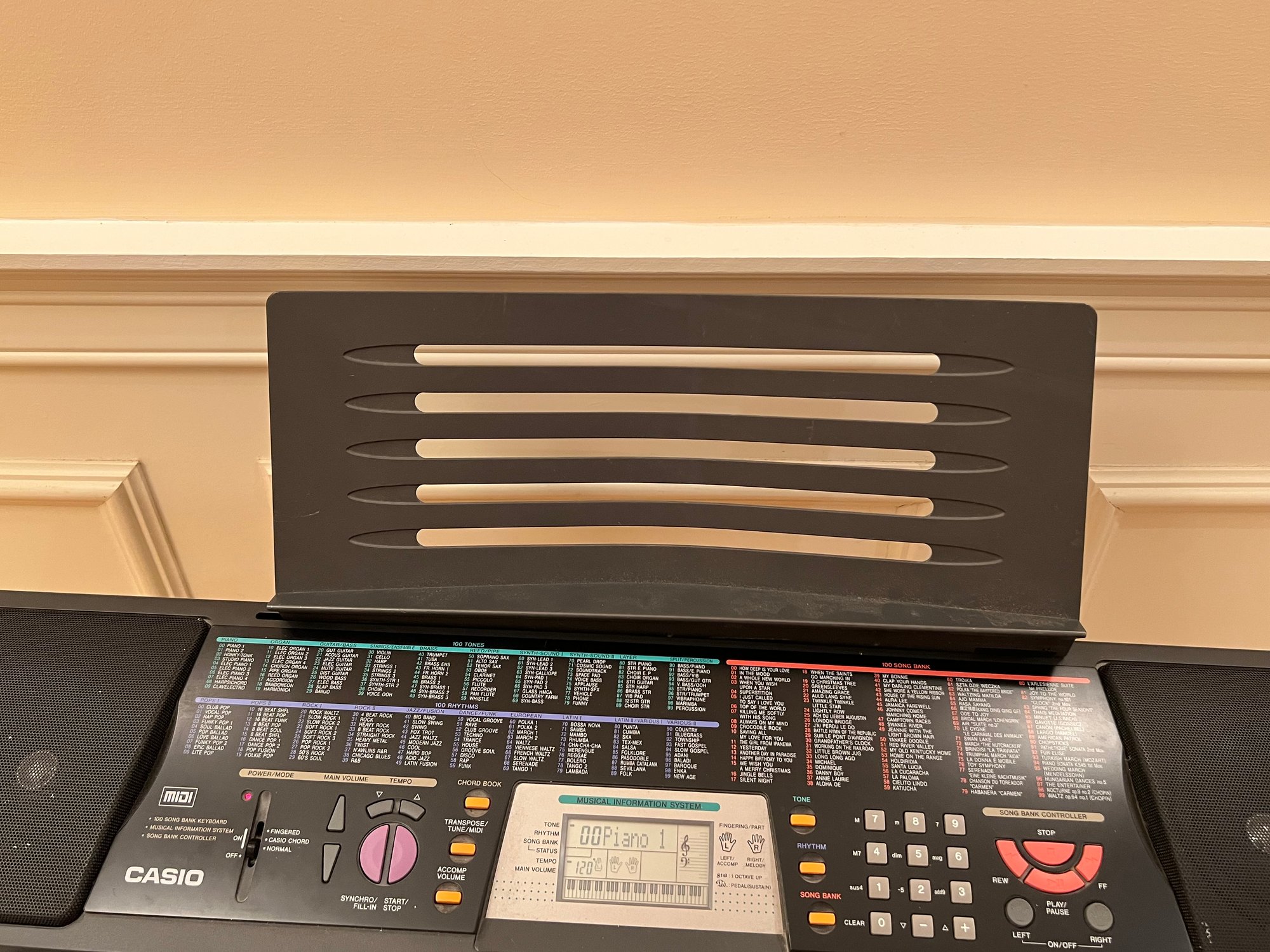 Casio CTK-518 Keyboard With Stand, Works Great #40827188 | Auctionninja.com