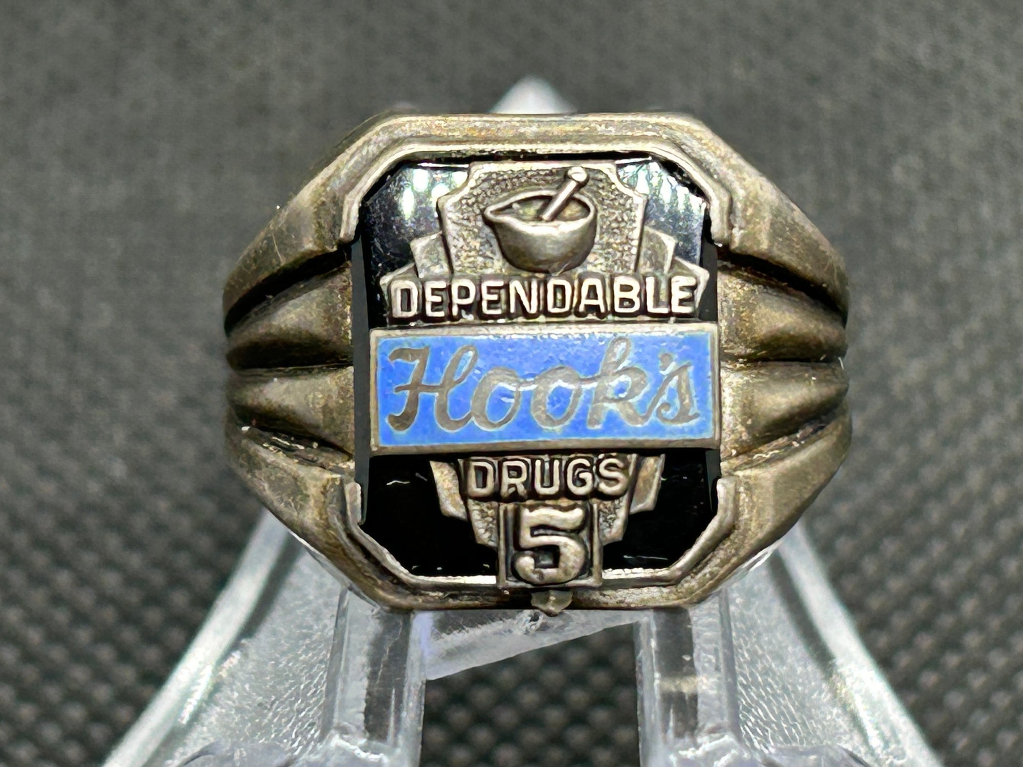 Antique 1920s Pharmacist/ Druggist Sterling Silver Service Ring- RARE ...
